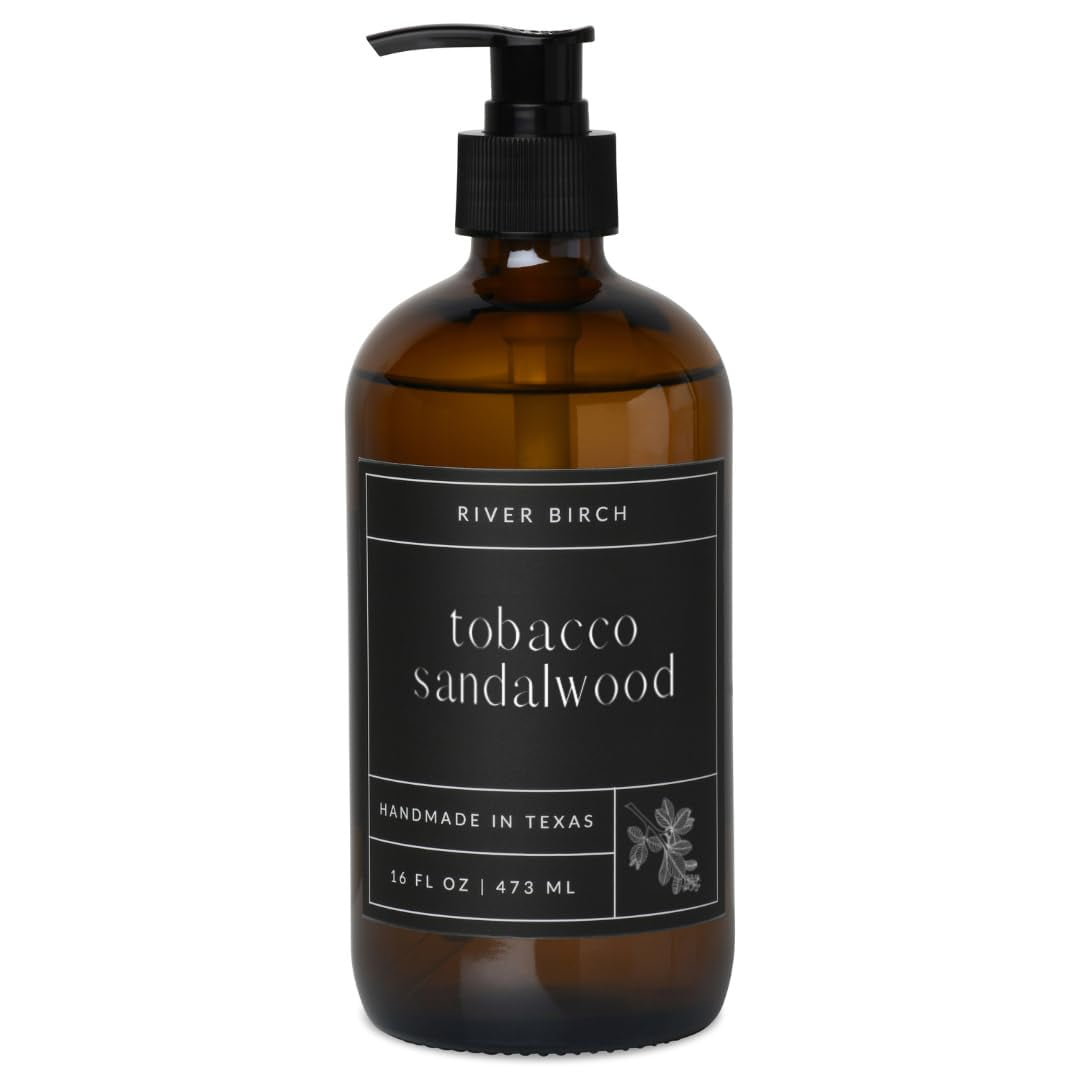 River Birch Tobacco Sandalwood Scented Natural Hand Soap - Handmade ...