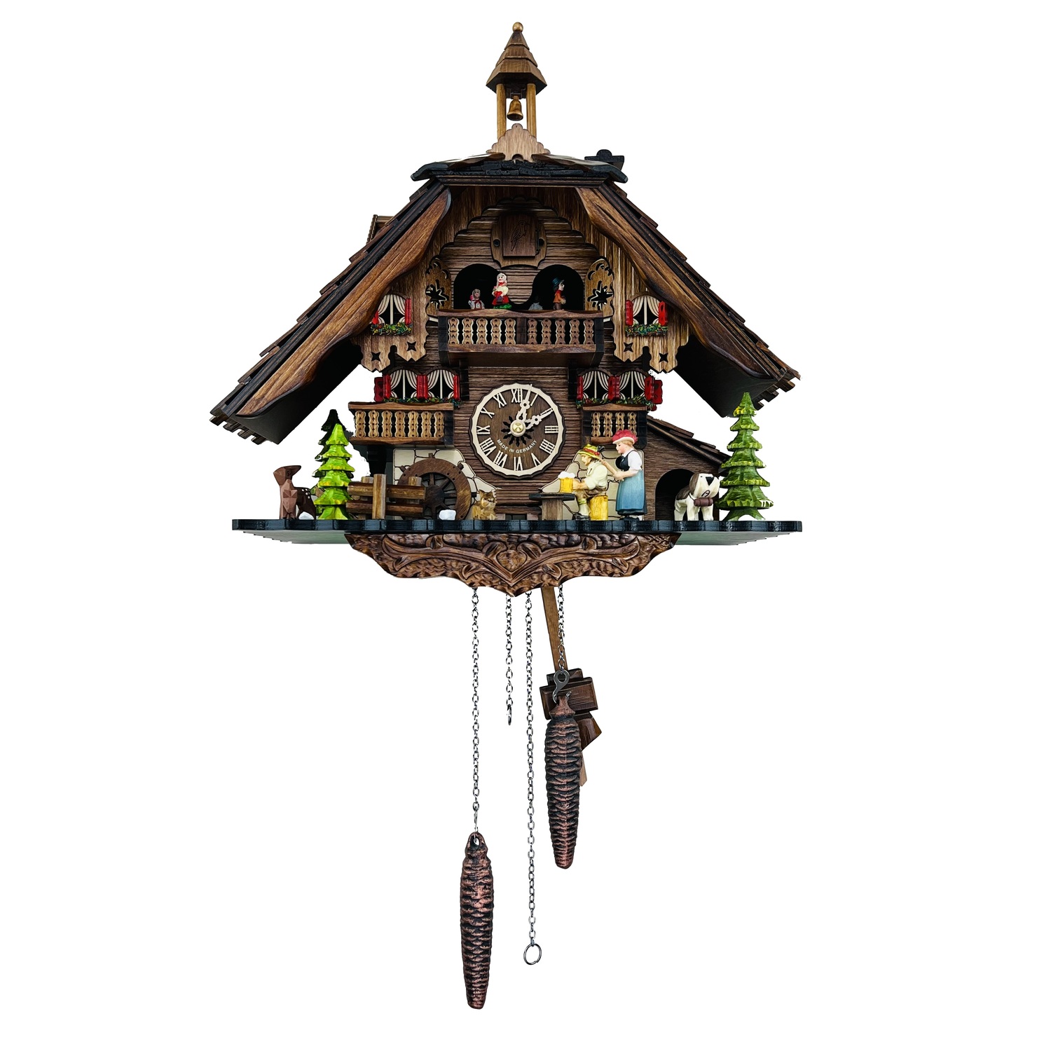 River City Clocks Quartz 13" Noodle Bruiser, woman with rolling pin ...