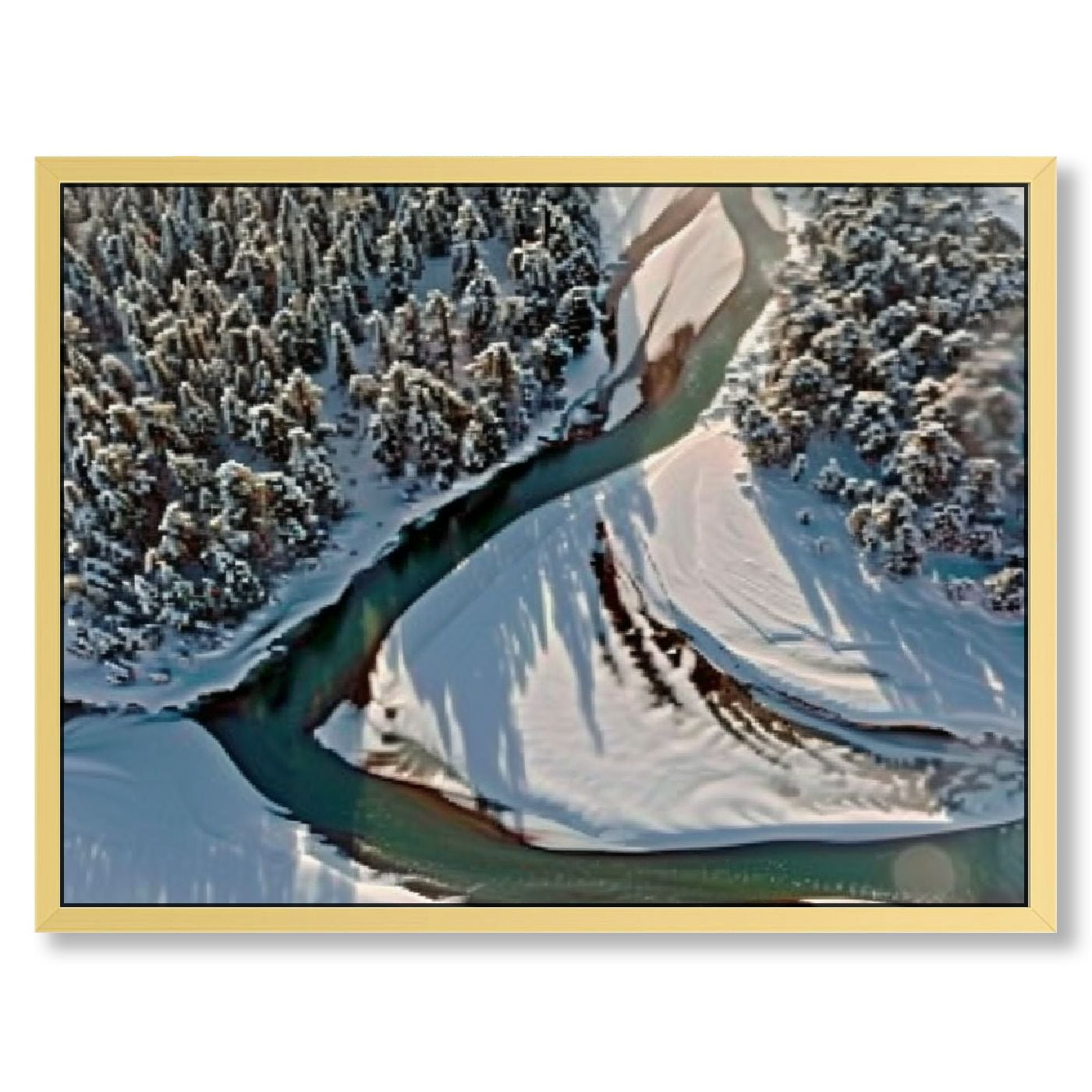 River Delta Nature Landscape Posters Earth Life Passage Abstract Oasis ...