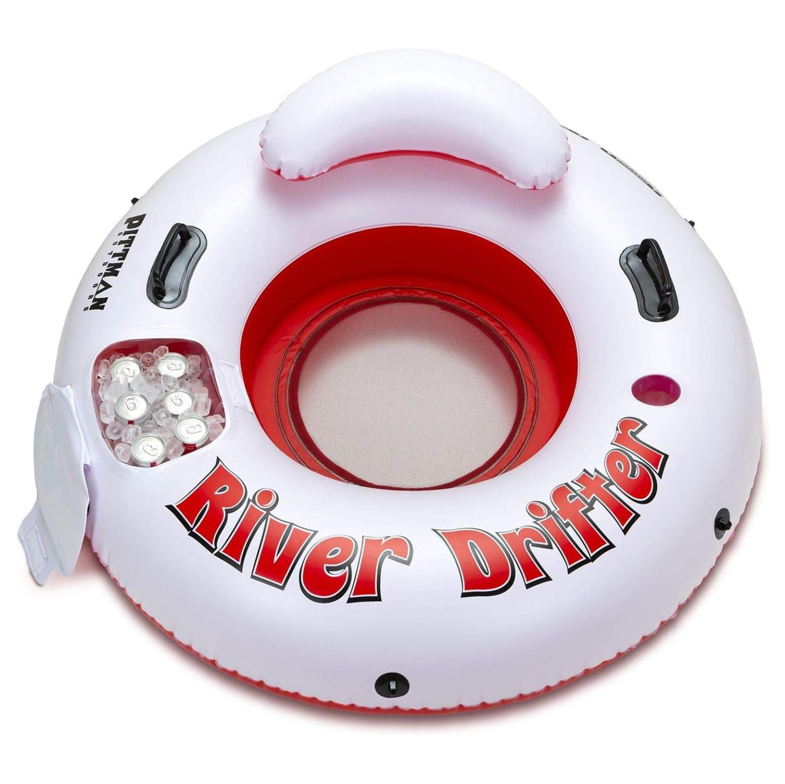 River Drifter Inflatable Water Float Tube with Ice Chest Cooler, 1 ...