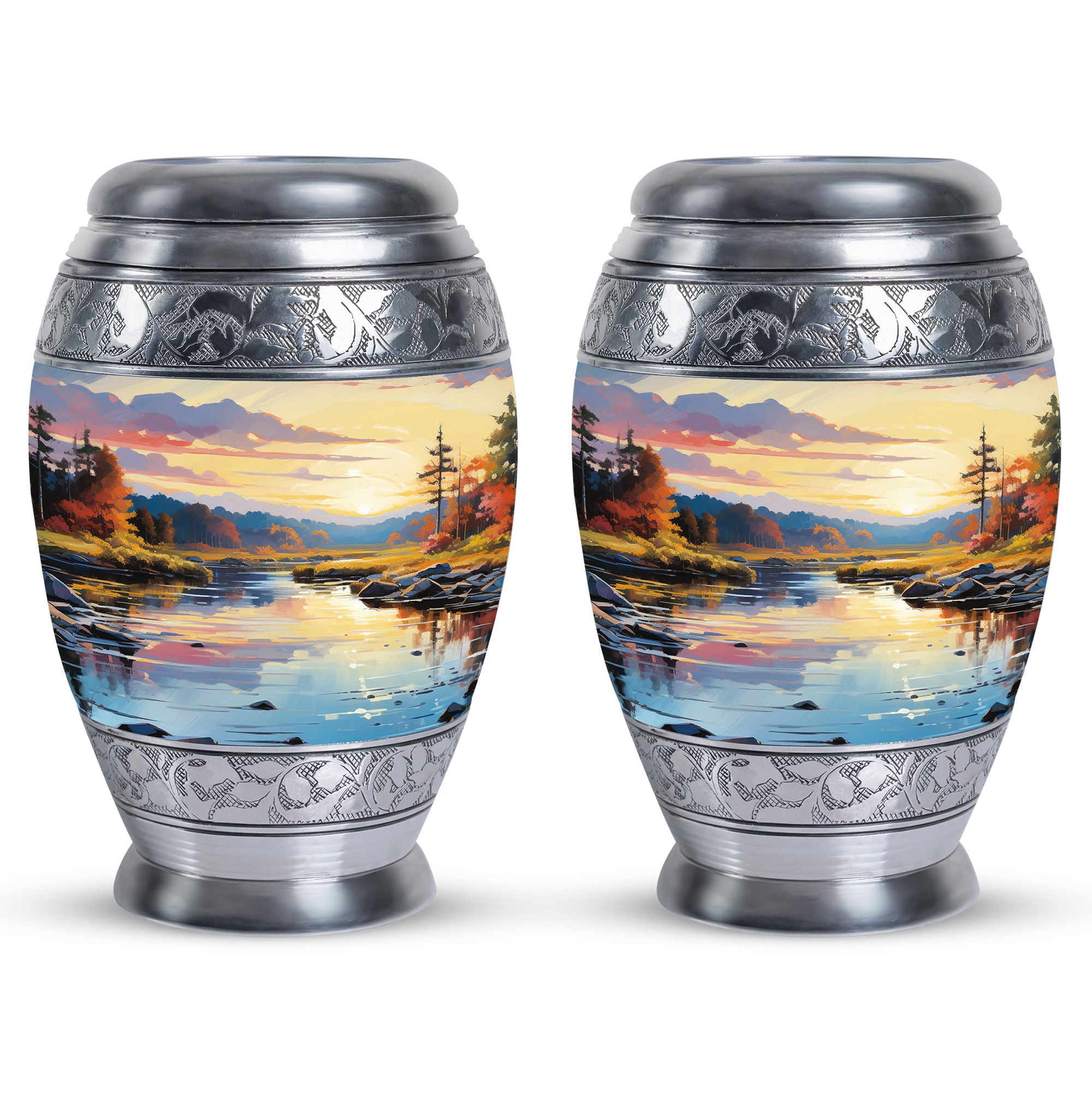 River Funeral Cremation Urns For Ashes - Keep Sake For Ashes - Small ...