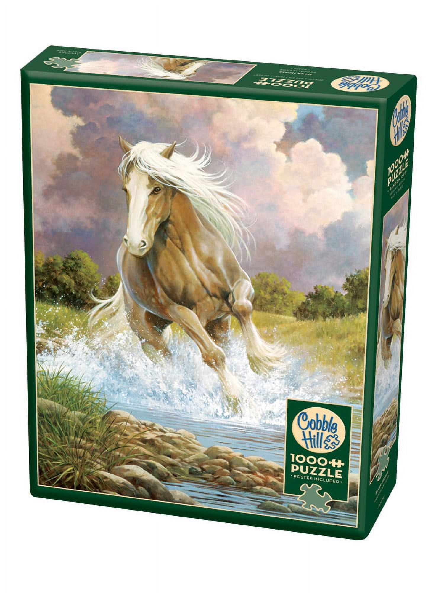 River Horse Jigsaw Puzzle & Poster - 1000 Pieces - Walmart.com