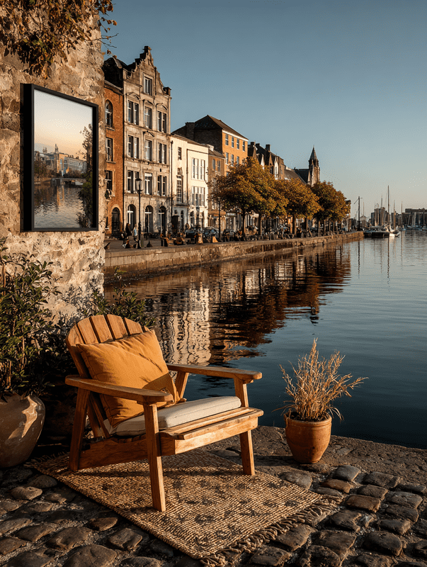 River Lee Cork Ireland Canvas Print, Beautiful City Landscape, Modern ...