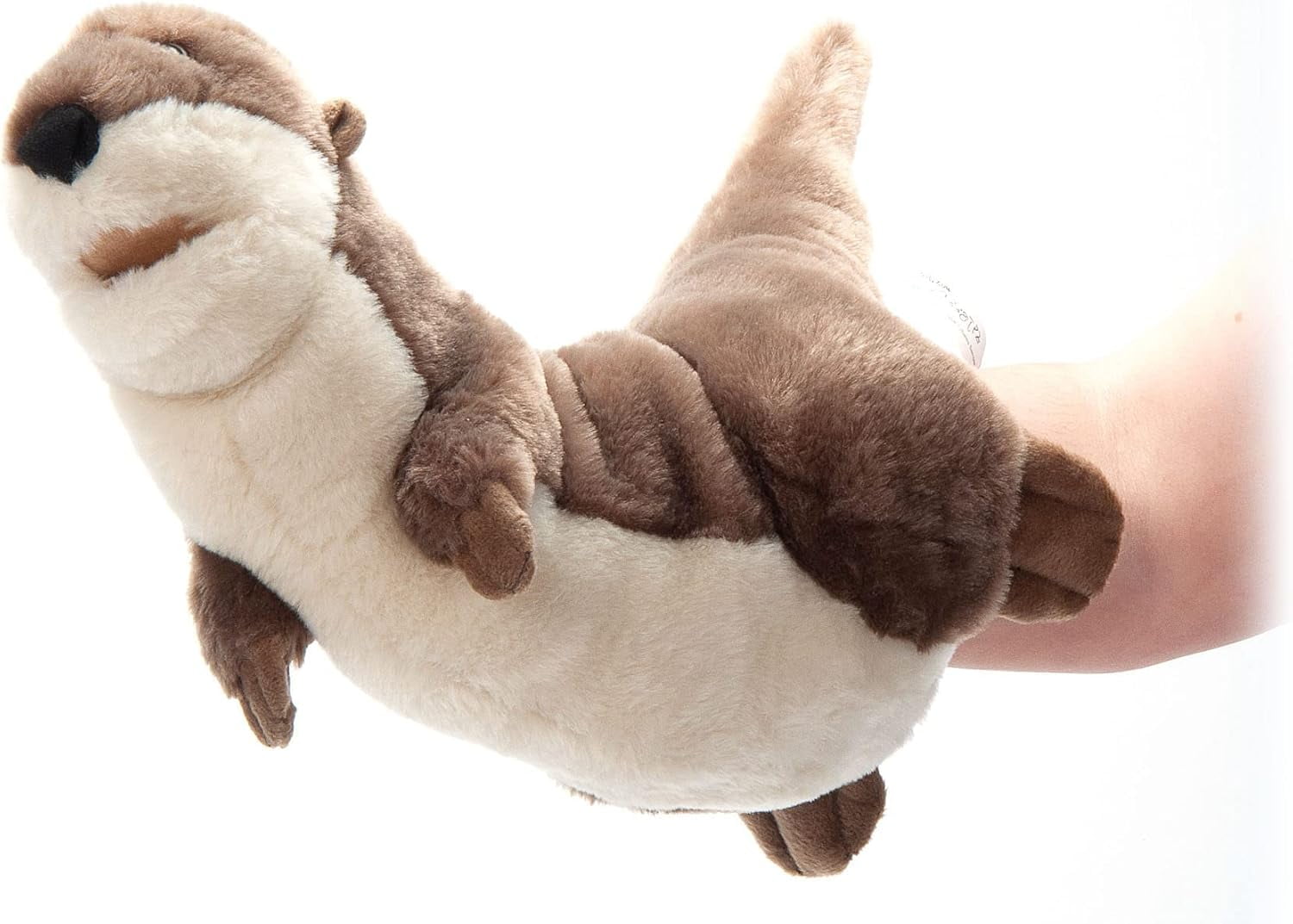 River Otter Hand Puppet Stuffed Animal Plushie, Gifts for Kids, Puppetz ...
