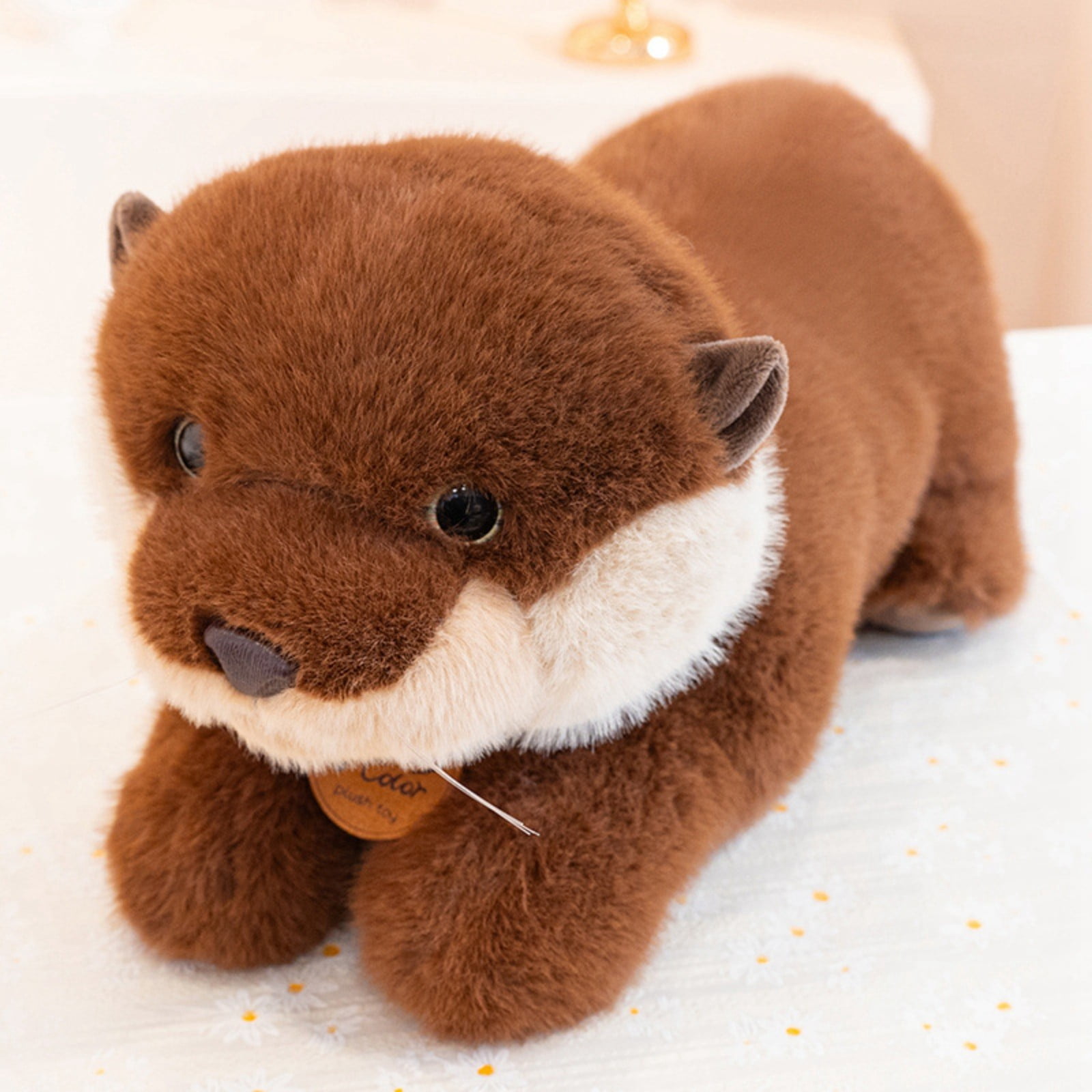 River Otter Stuffed Animal, Brown 14 Inches Sea Otter Stuffed Animal Jellycat Plush Toy ...