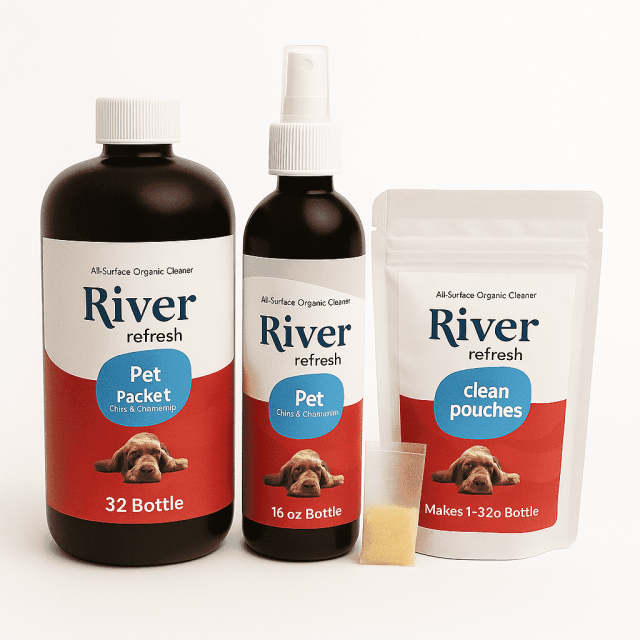 River Refresh Pet Fresh Start Pack Odor Eliminating Spray, Clean Fresh ...