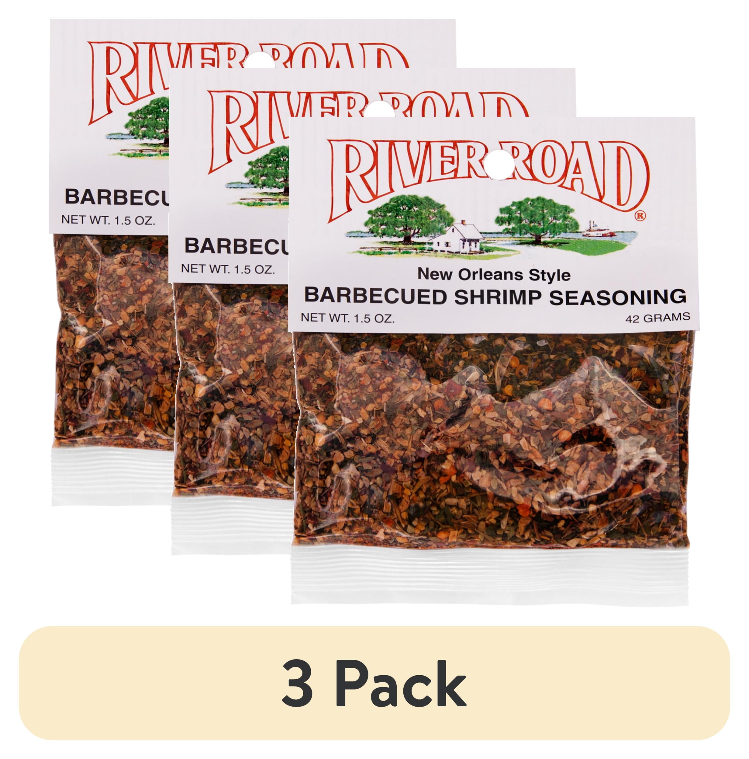 (3 pack) River Road BBQ Shrimp Seasoning, 1.5oz - Walmart.com