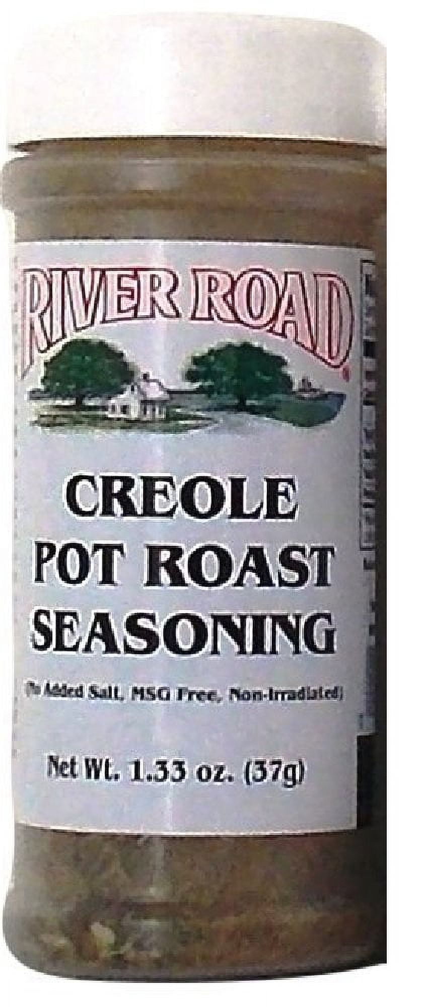 River Road Creole Pot Roast Seasoning, 1.33 Ounce Shaker (Very Low Salt ...