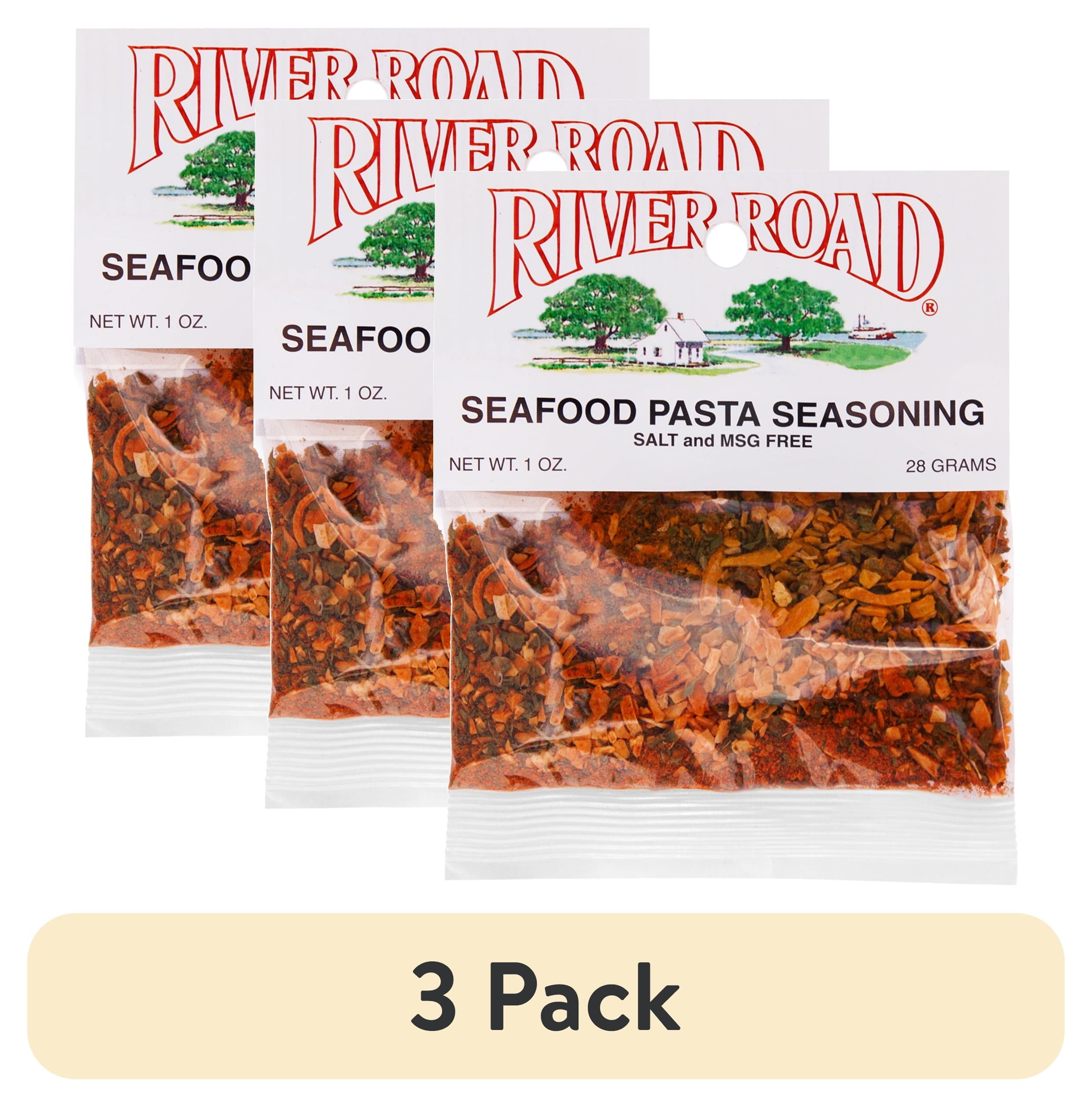 (3 pack) River Road Seafood Pasta Seasoning 1oz - Walmart.com