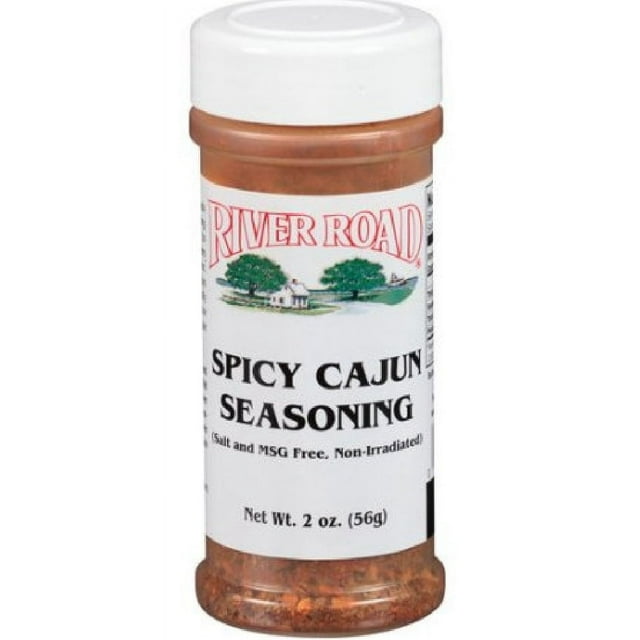 River Road Spicy Cajun STF9 Seasoning (No Salt, No MSG Blend), 2 Ounce ...
