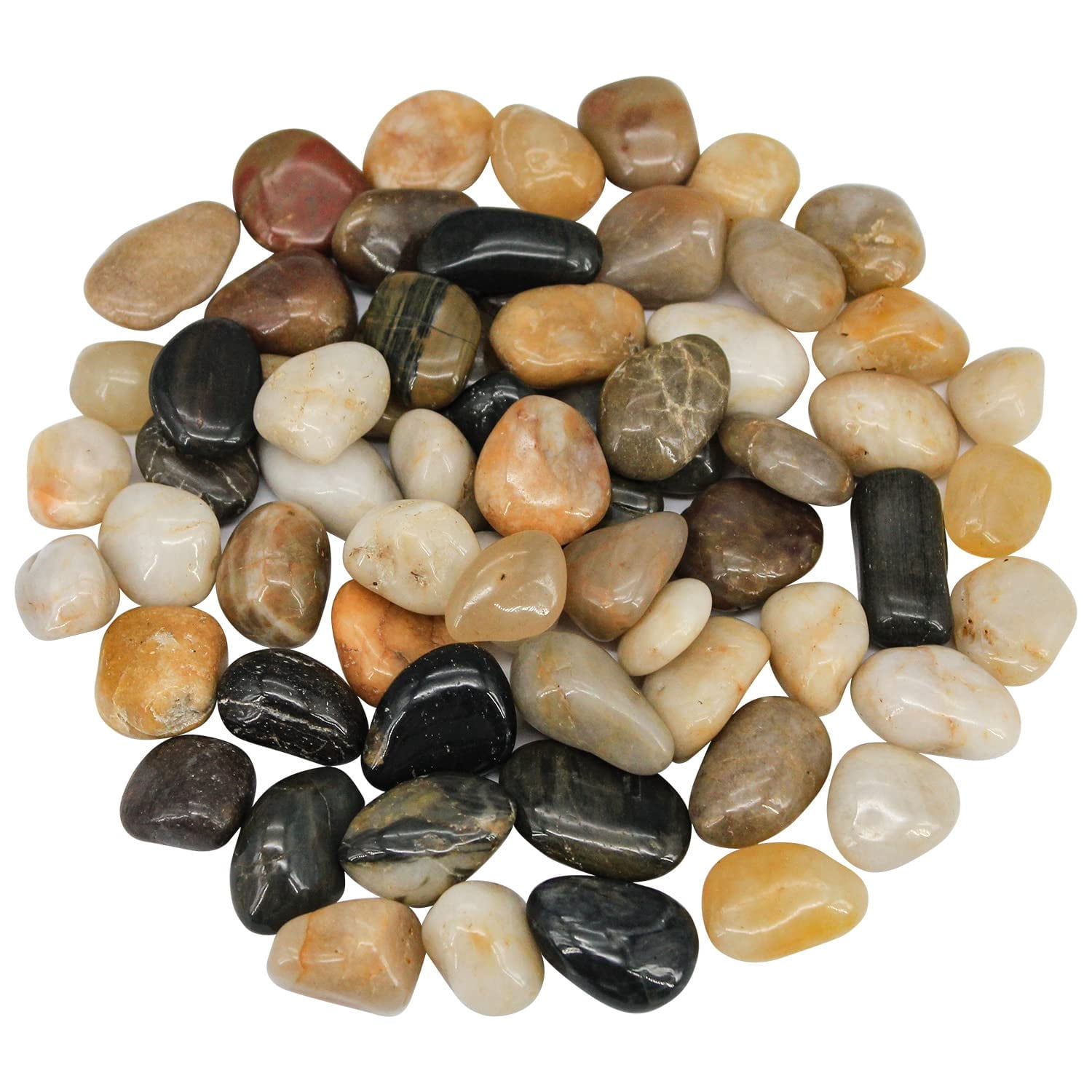 KIMIUP River Rocks, 0.5-1.2 in, Decorative Gravel for Landscaping ...