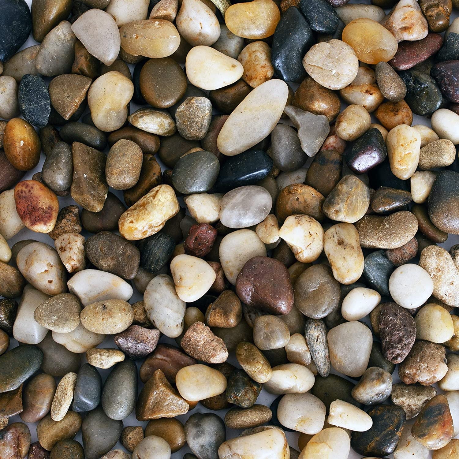 Galashield River Rocks, Polished Decorative Stones 1-2 cm, 5 lb for ...