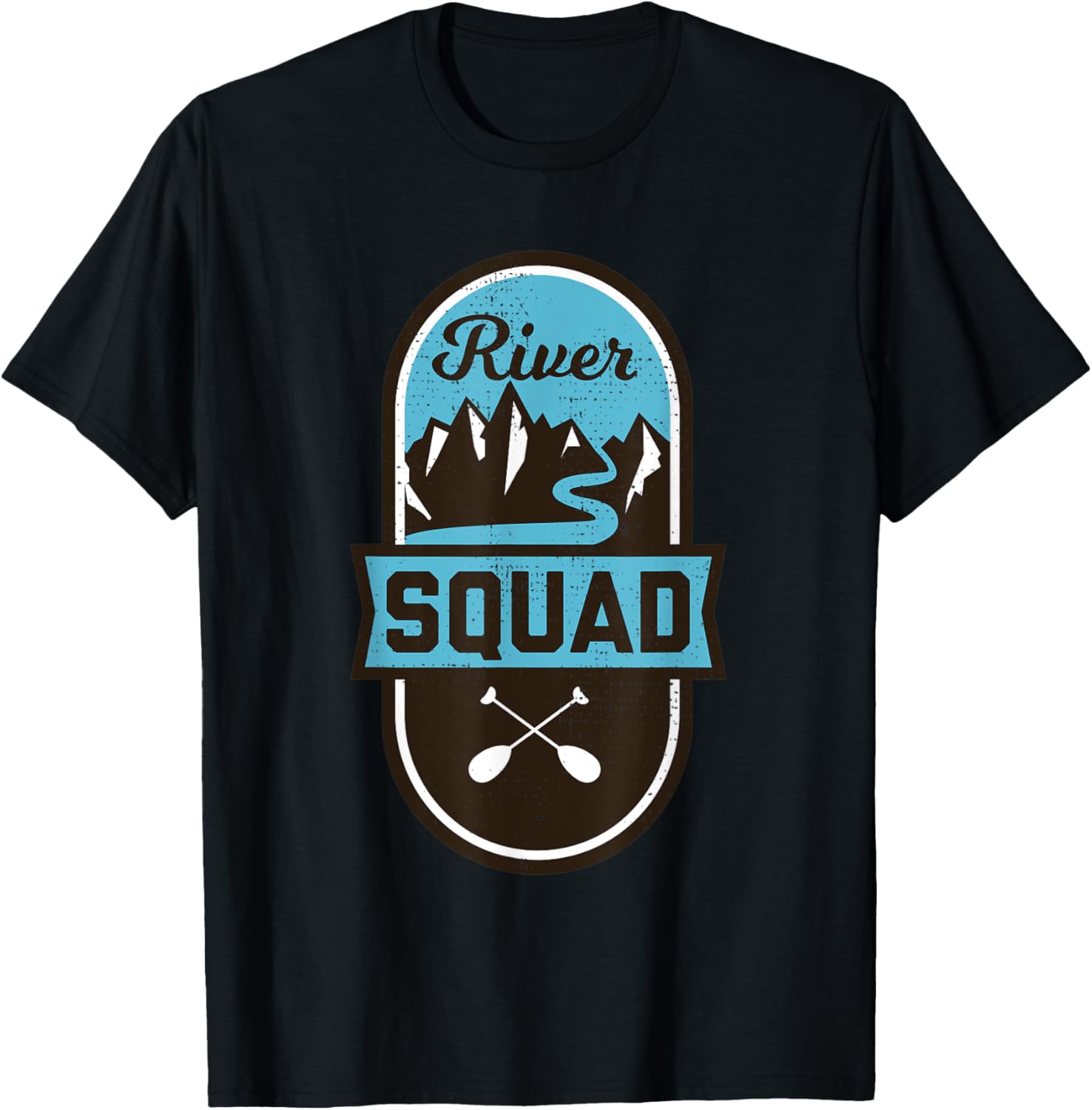 River Squad Water Rafting Extreme Sports River Activity T-Shirt ...