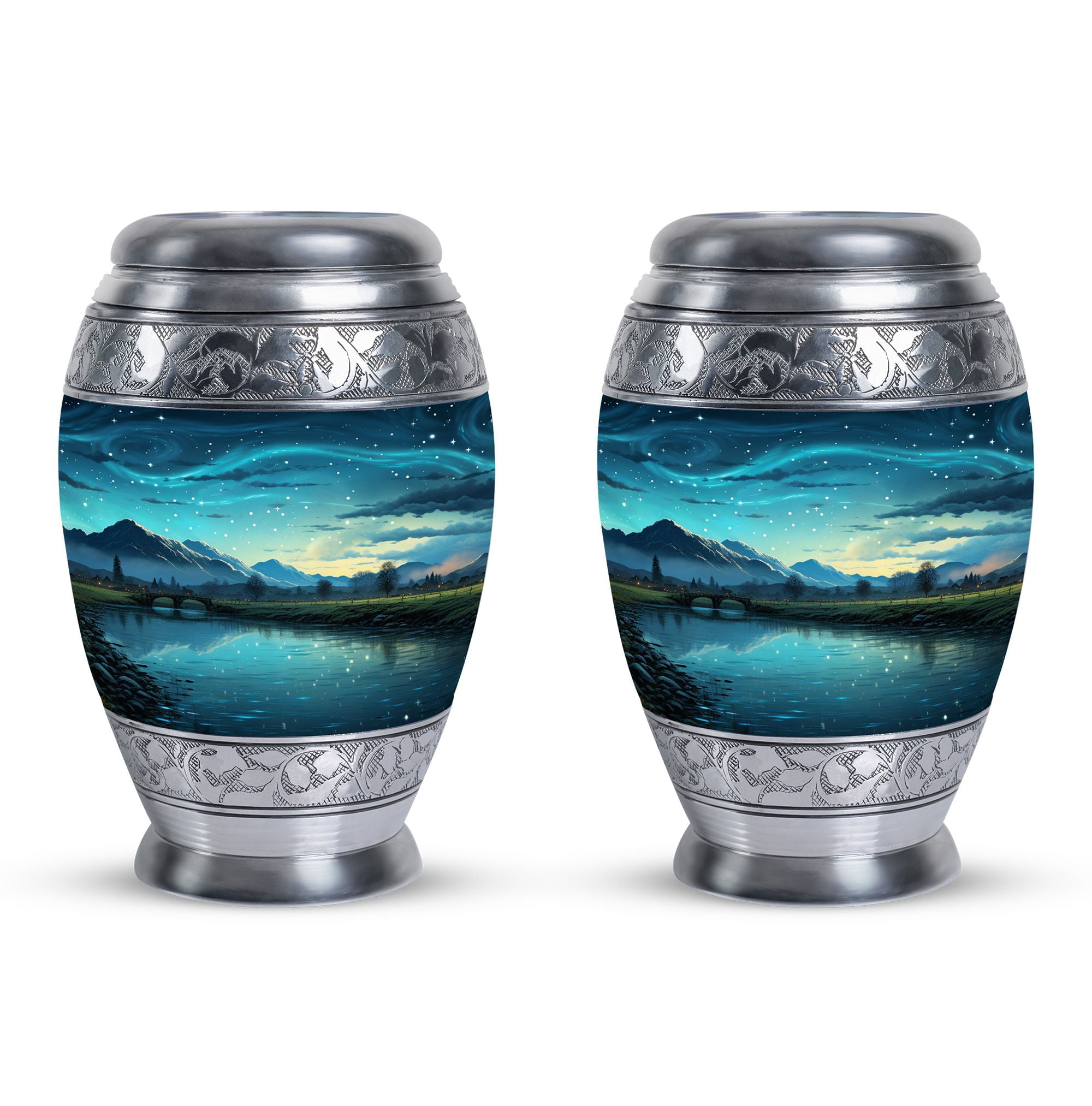 River Urn For Burial In Ground, Mini Urns For Ashes - Funeral Urns For ...