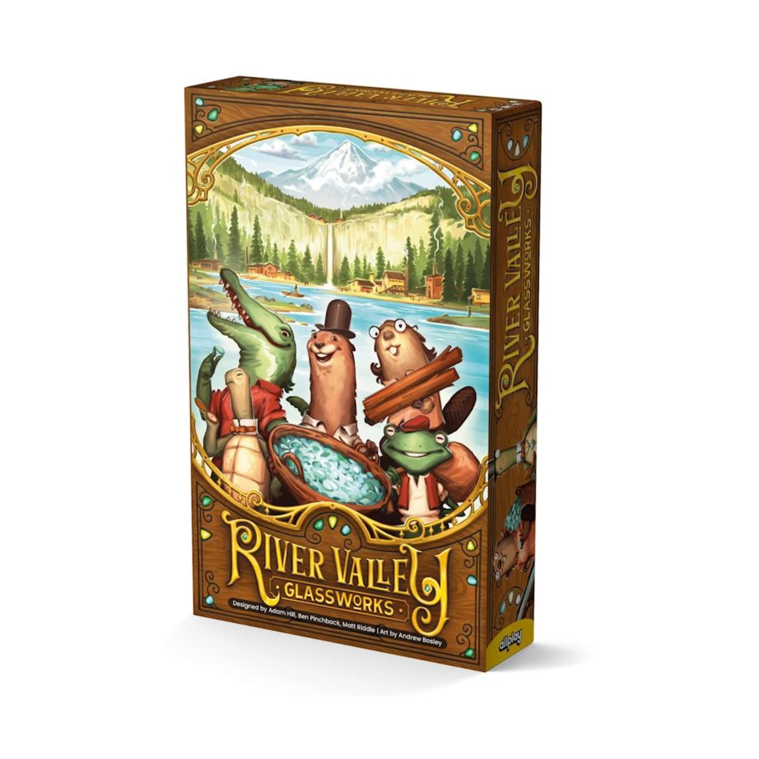 River Valley Glassworks Family Strategy Board Game for Ages 8 and up ...