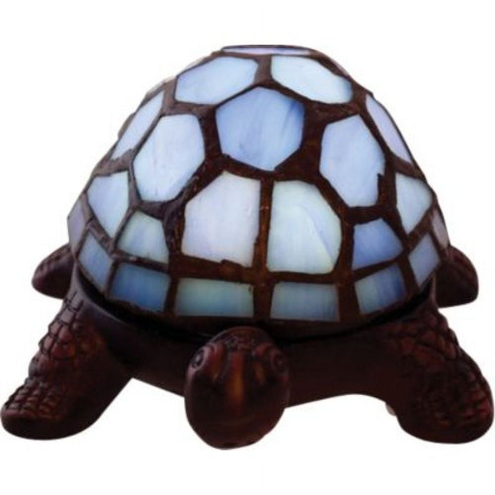 River of Goods Stained Glass Battery Operated Wireless Turtle Accent ...