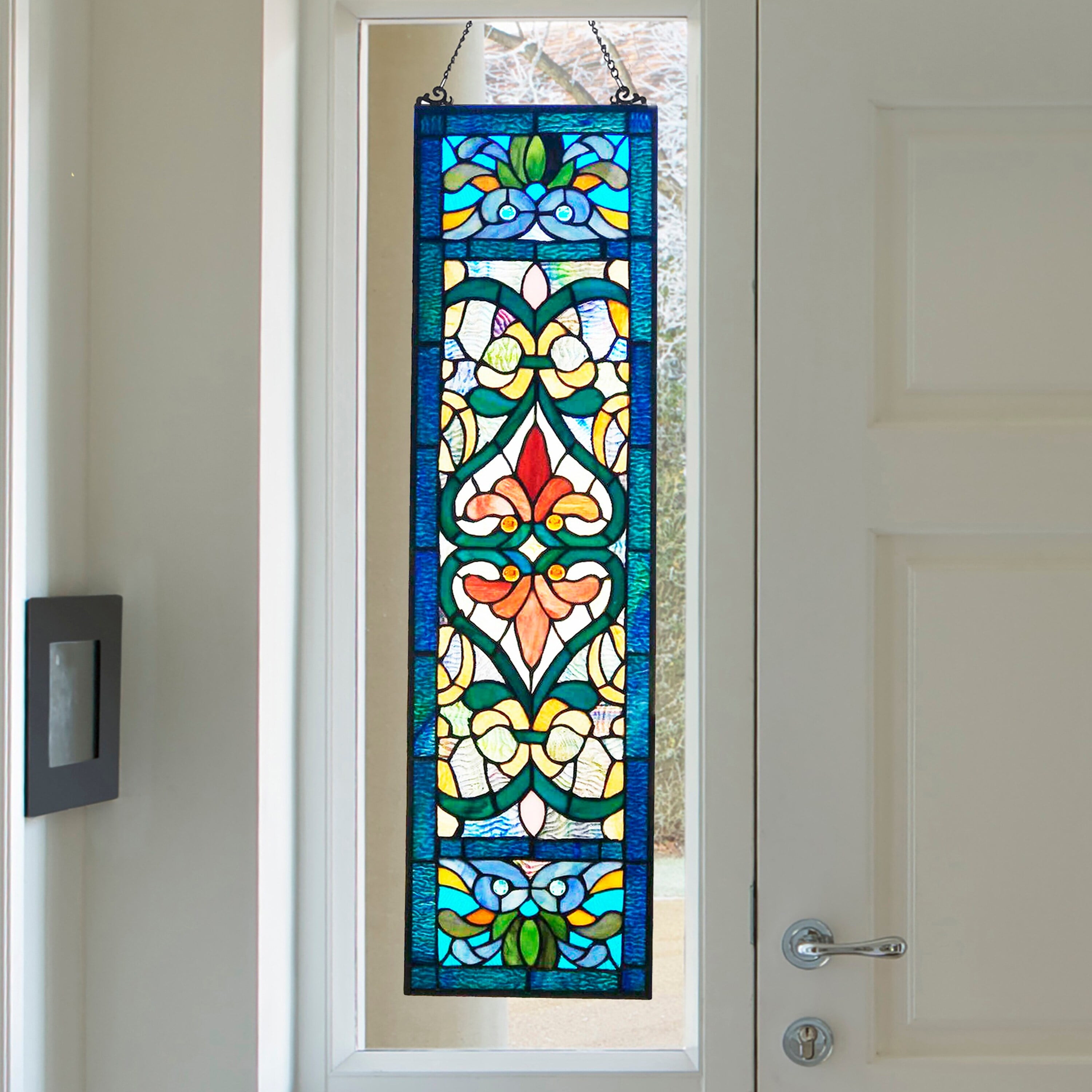 Colored glass panels for doors store