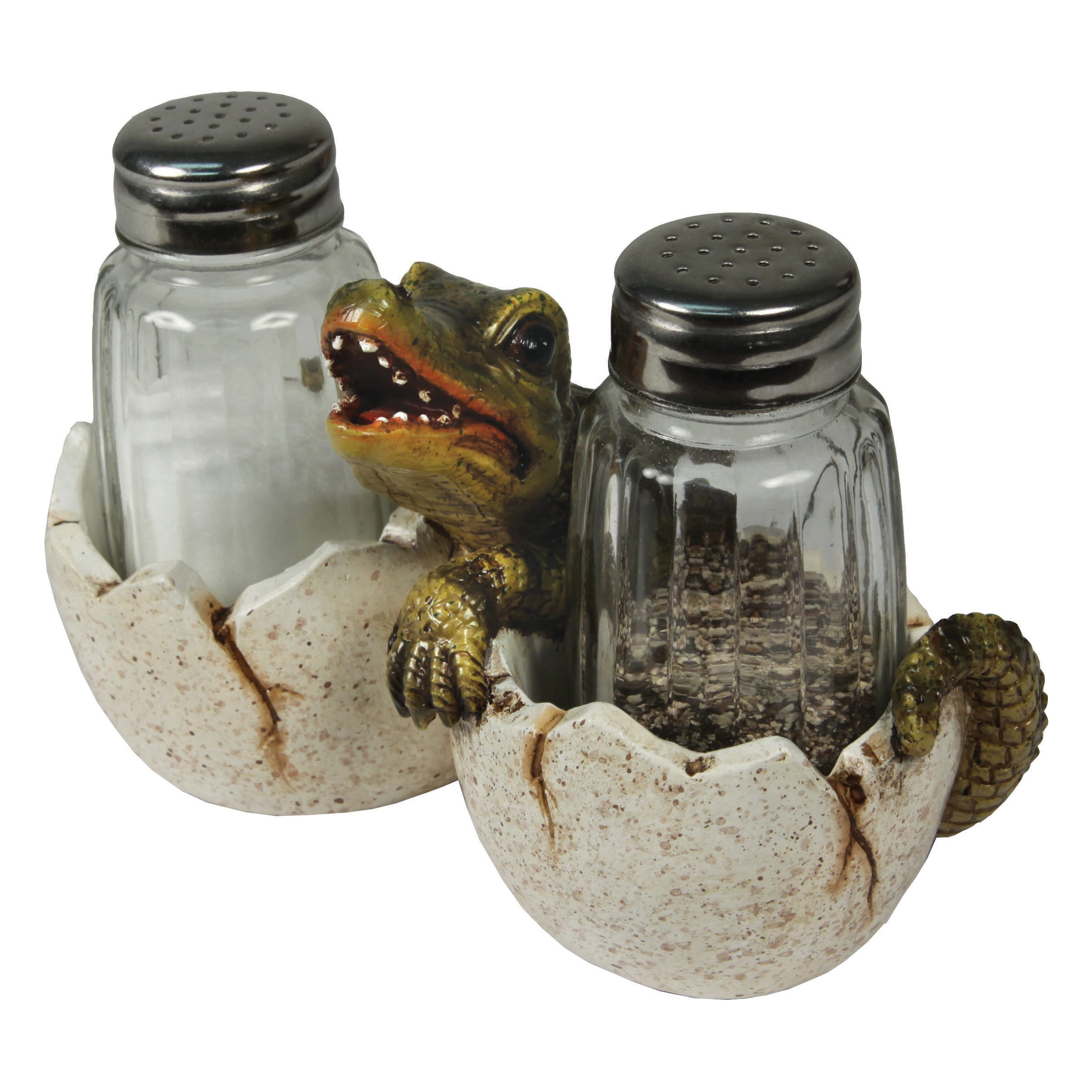 River's Edge Baby Alligator with Eggs Salt and Pepper Shakers - Walmart.com