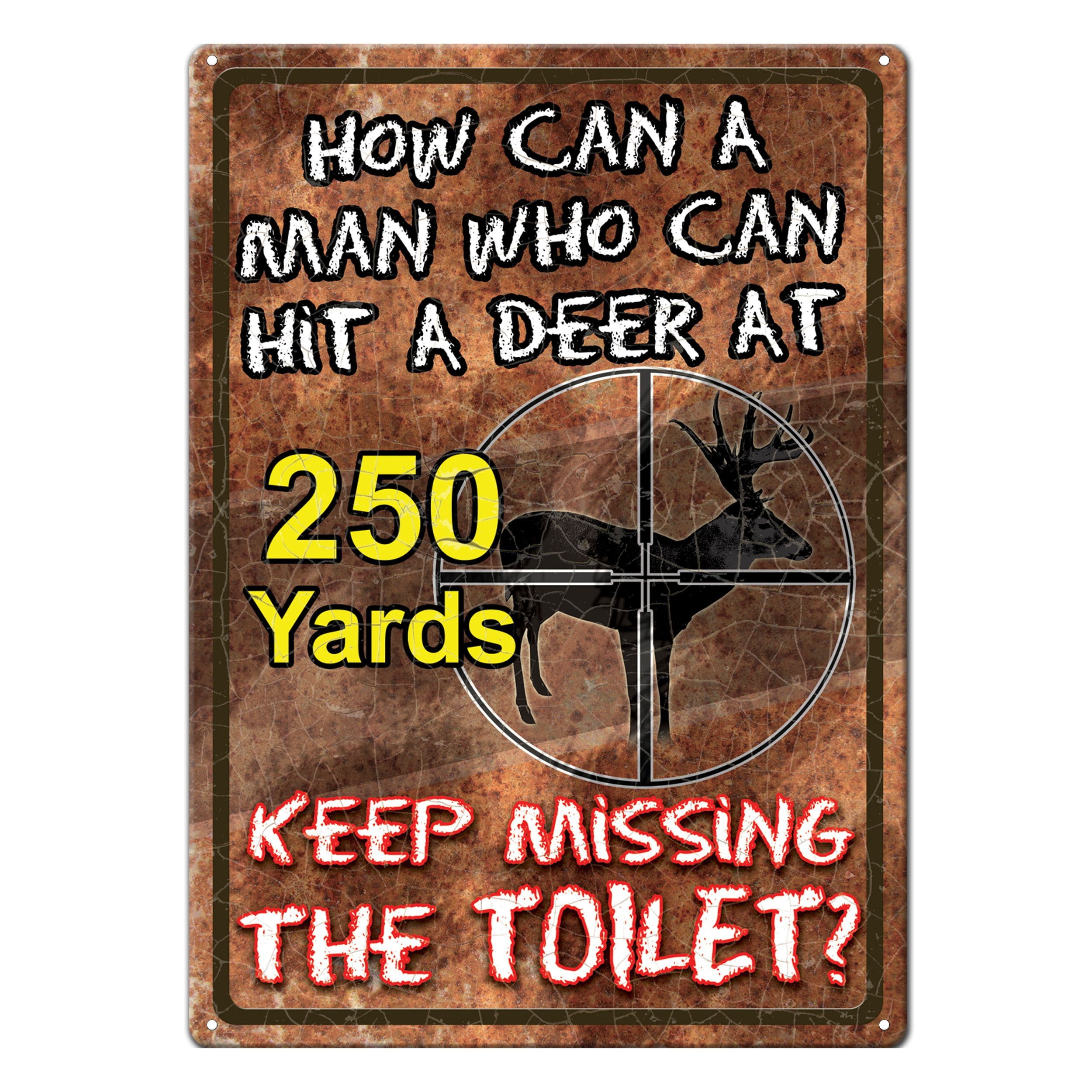 River's Edge How Can A Man Tin Sign - BBSHAD-304 - Walmart.com
