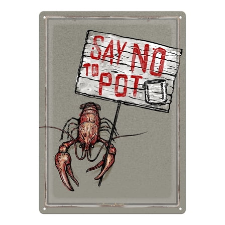Rivers Edge Products Retro Metal Tin Sign, 17" x 12" Weatherproof Metal ...