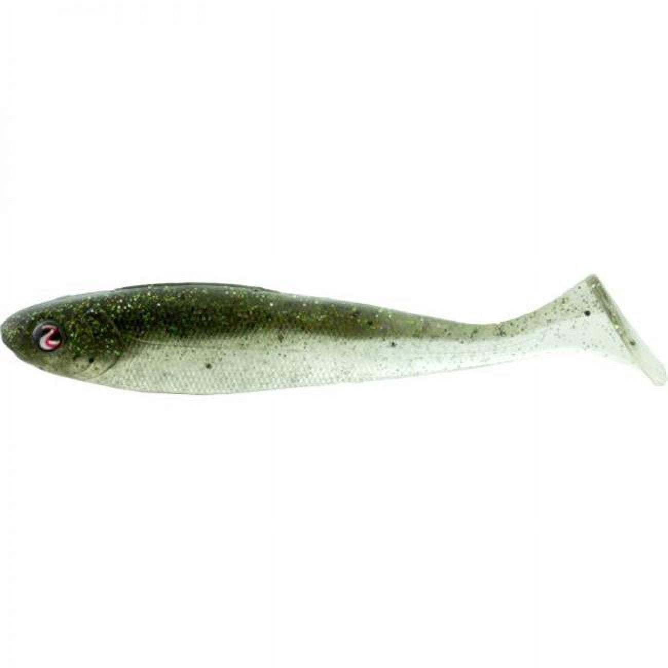 River2Sea WO-DW120-21 D-Walker 120 Paddle Tail Bait Lures, 21 Shamrock ...