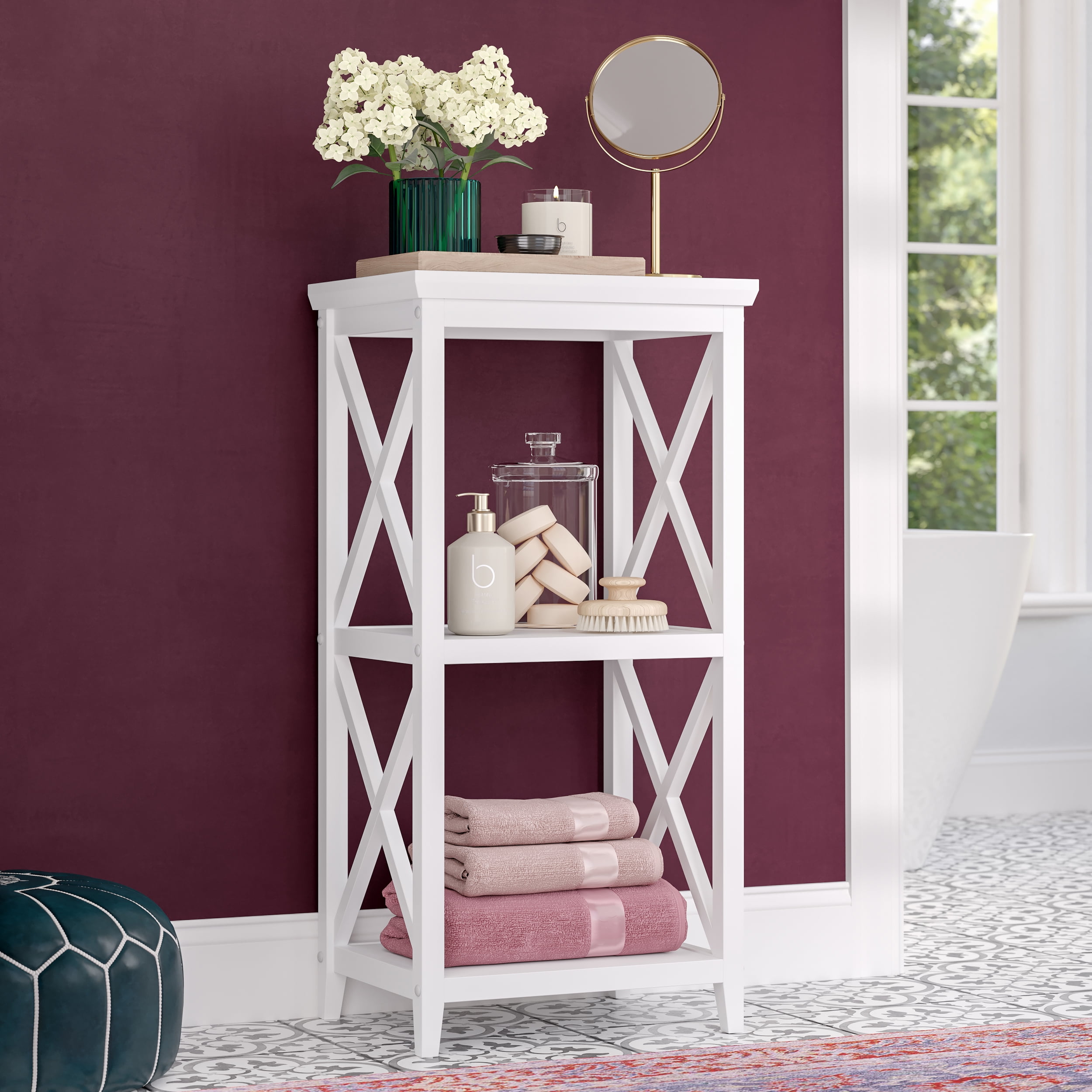 RiverRidge Home La Crosse 36" Storage Tower - White - Walmart.com