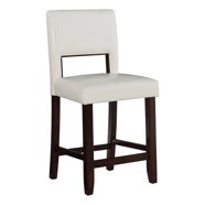 Roundhill Furniture Lotusville Vintage PU Leather Counter Height Stools ...