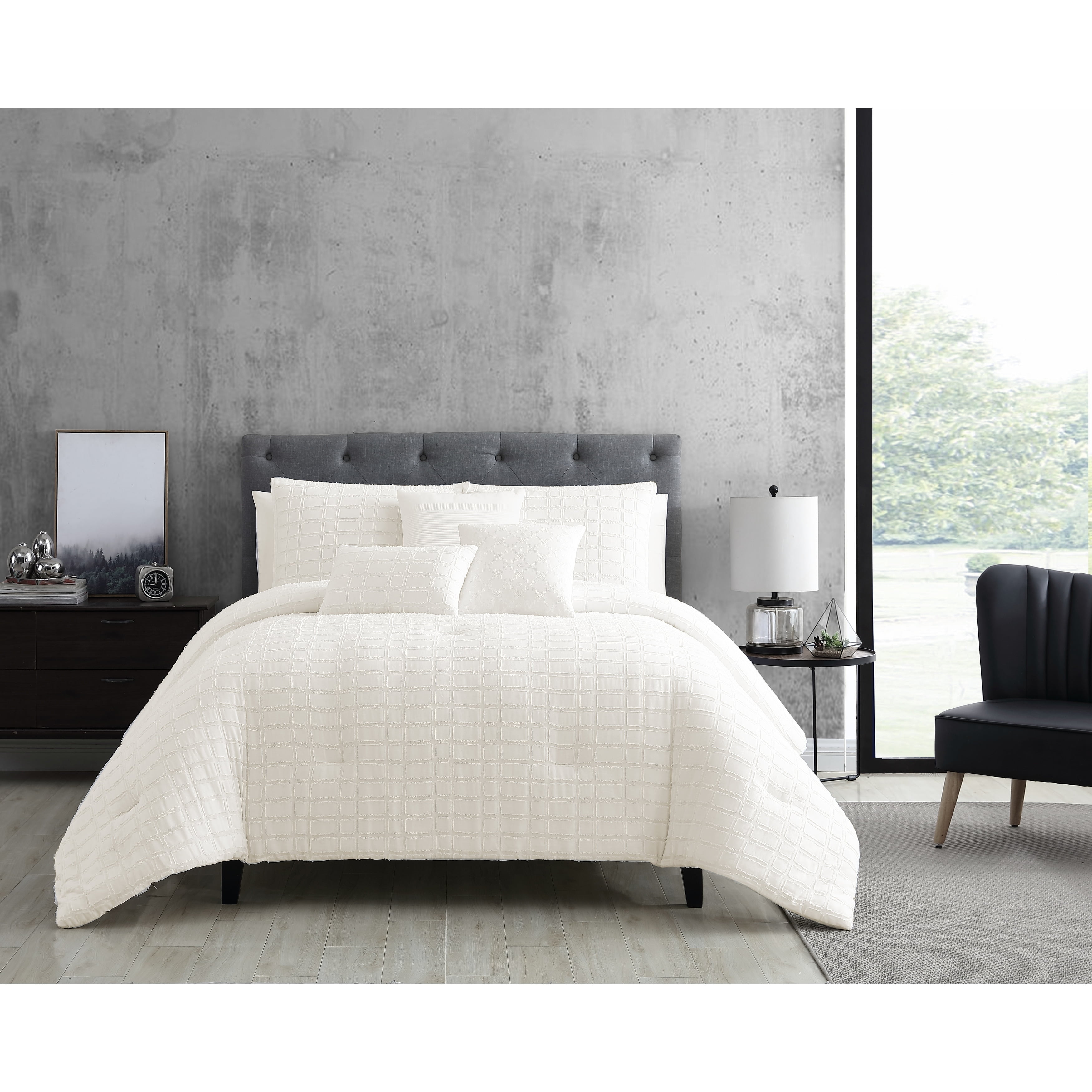 Riverbrook Home Kasuga 6 Piece 100 Percent Cotton Comforter Set King ...