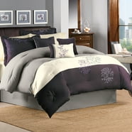 Swanson Beddings Daisy Silhouette Floral Print 3-Piece 100% Cotton ...