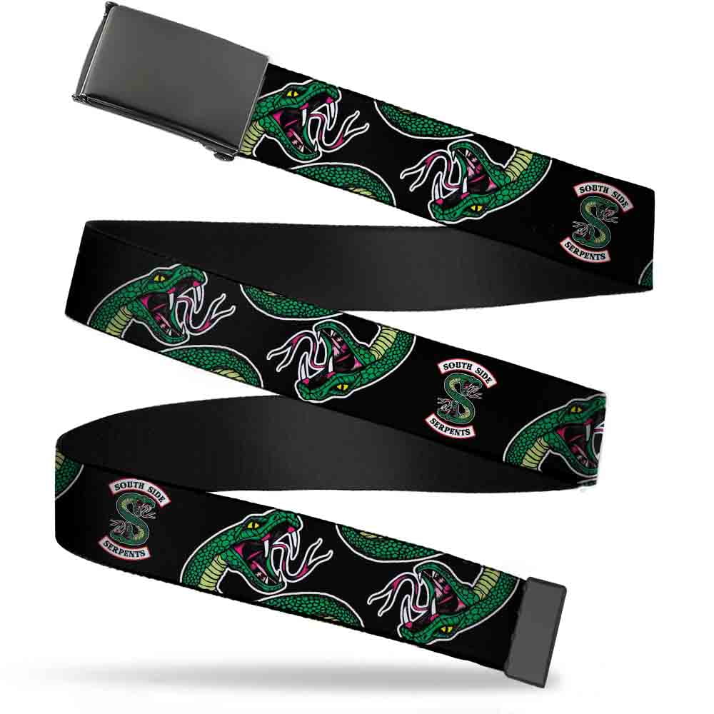 Riverdale Belt, Flip Web Belt South Side Serpents Patch Serpents ...
