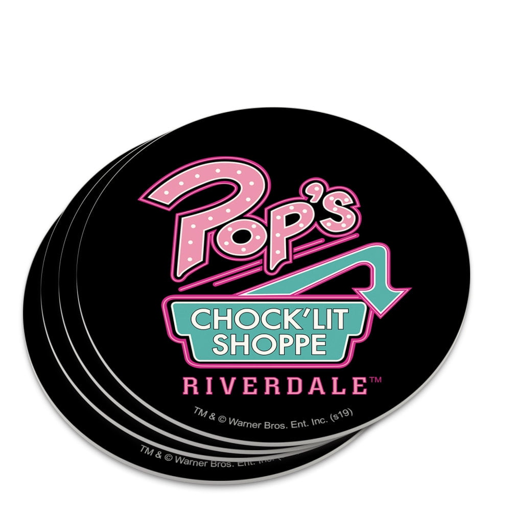 Riverdale Pops Chock'lit Shoppe Novelty Coaster Set - Walmart Business ...