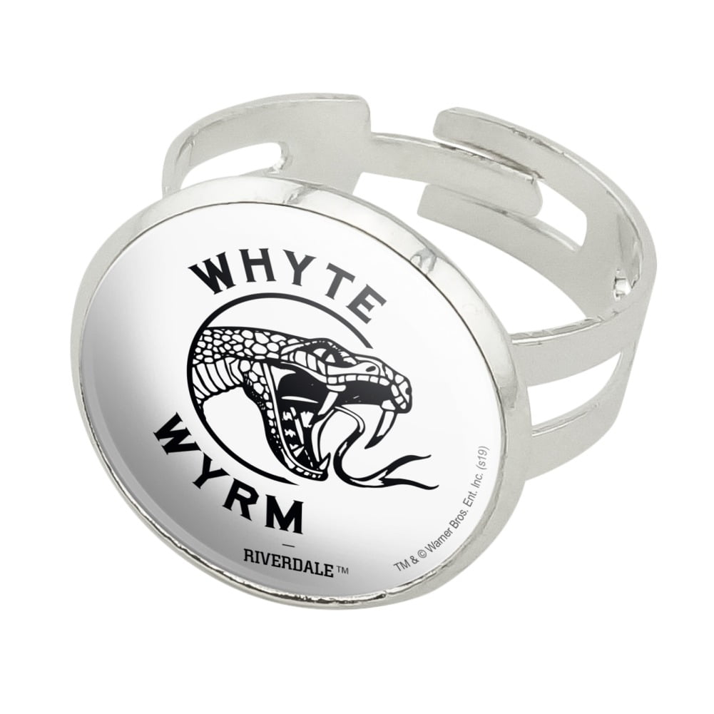 Riverdale The Whyte Wyrm Silver Plated Adjustable Novelty Ring ...