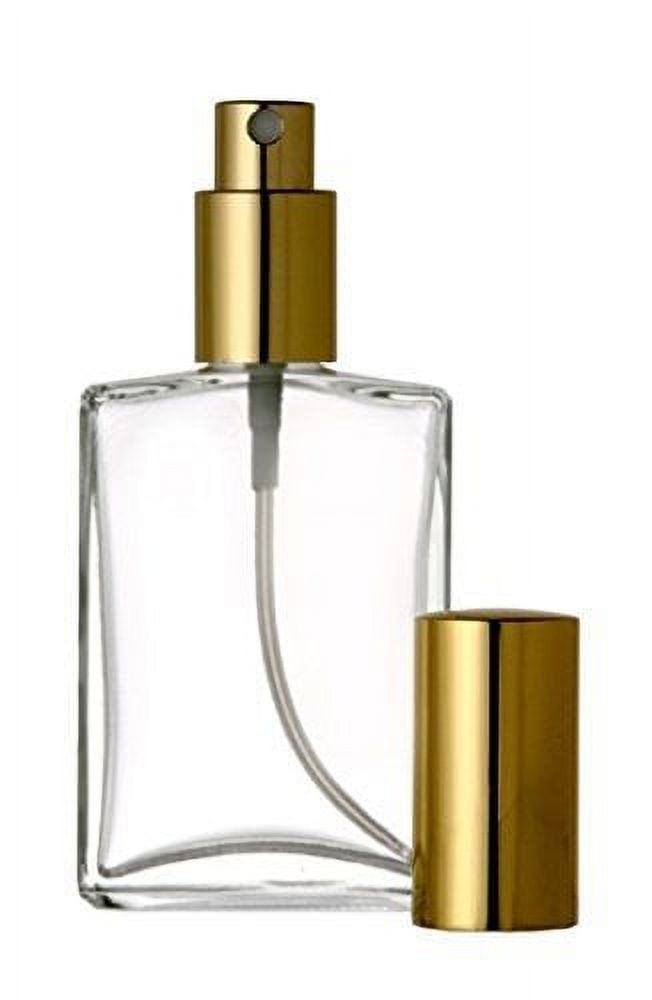 Riverrun Perfume Atomizer, Glass Bottle, Gold Fine Mist Sprayer 3.4 oz ...