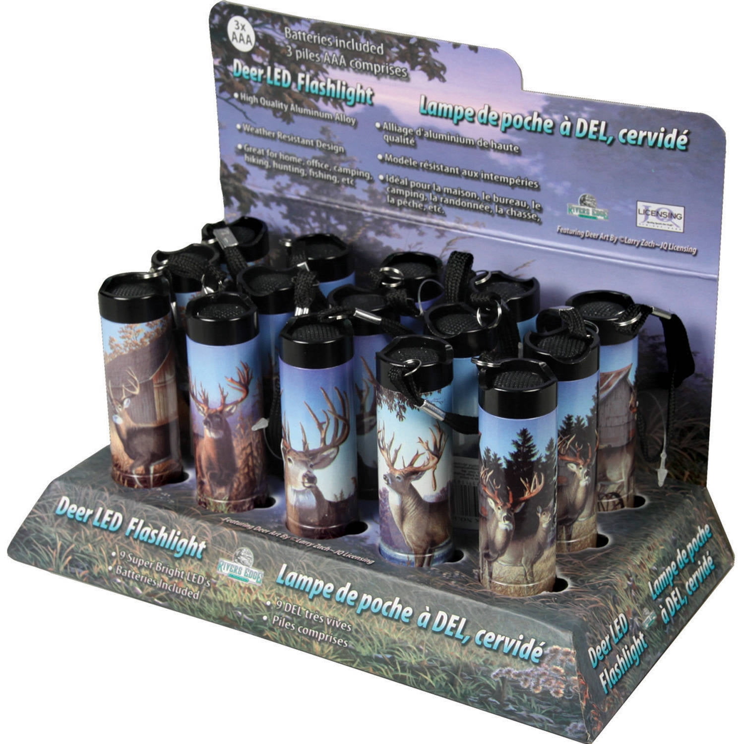 Rivers Edge LED Flashlight Display - Walmart Business Supplies