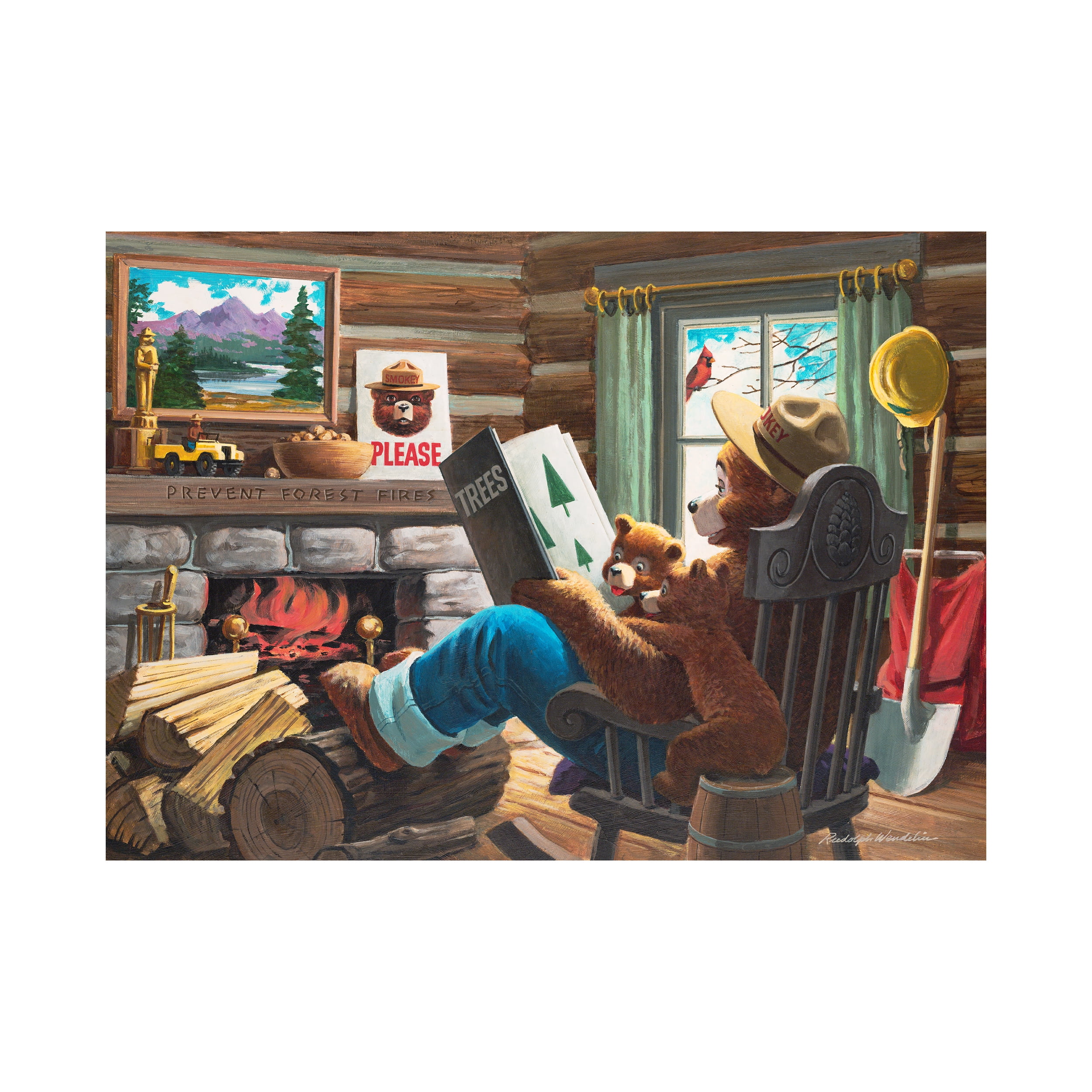 Rivers Edge Prevent Forest Fires Jigsaw Puzzles, Cardboard, 1000 Piece ...