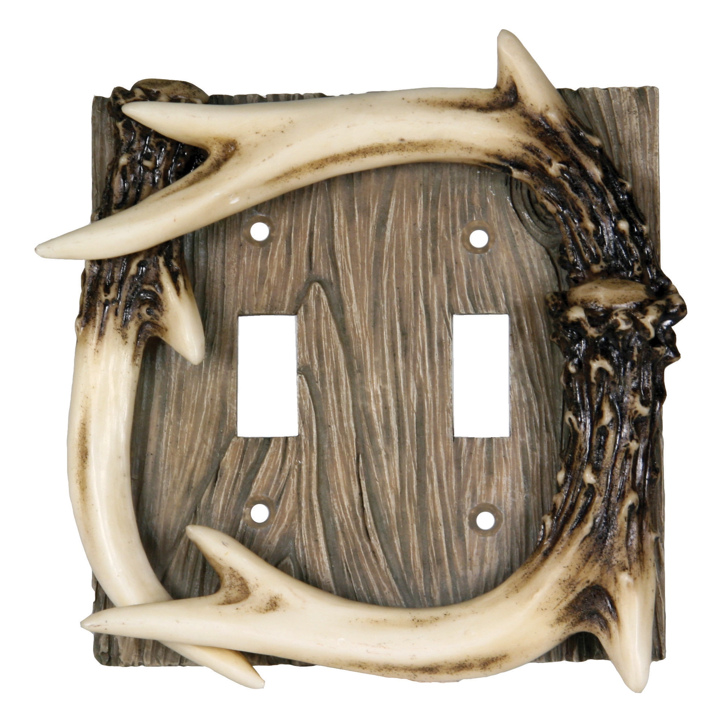 Rivers Edge Products 552 Deer Antler Double Switch Cover - Walmart.com