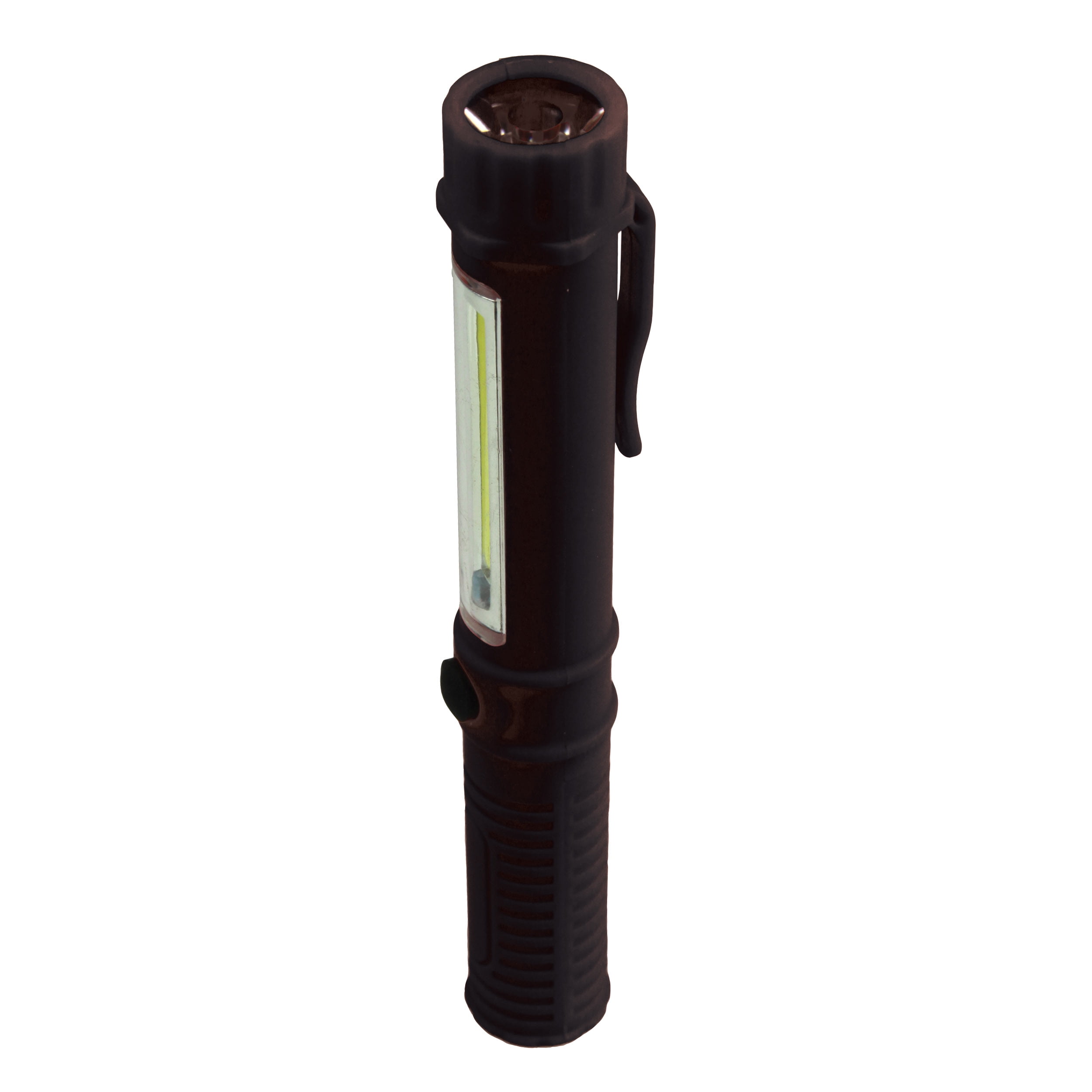 Rivers Edge Products COB LED Flashlight, Black ABS Plastic Pen Light ...