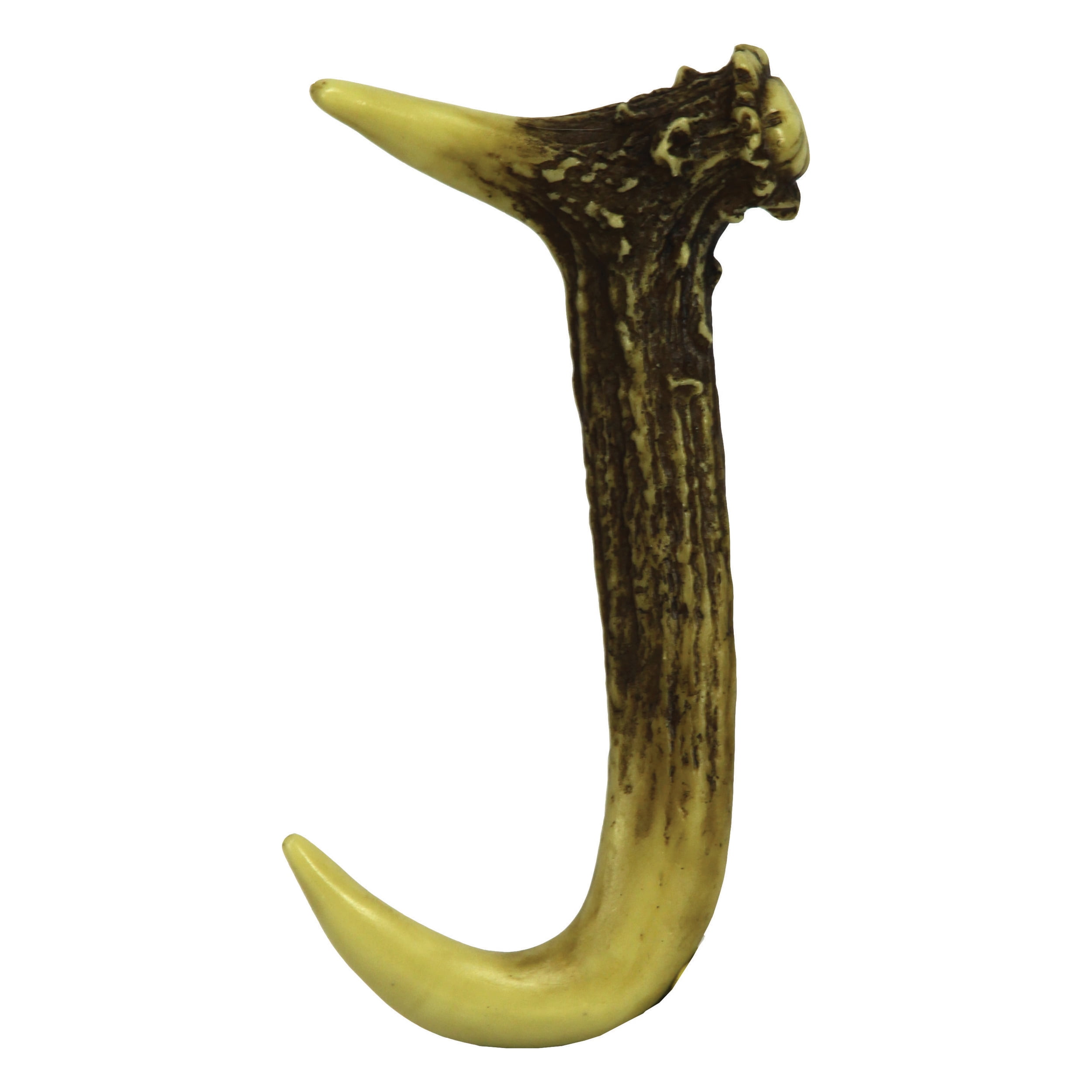 Rivers Edge Products Faux Deer Antler Letters Wall Decor, 8-Inch Resin ...