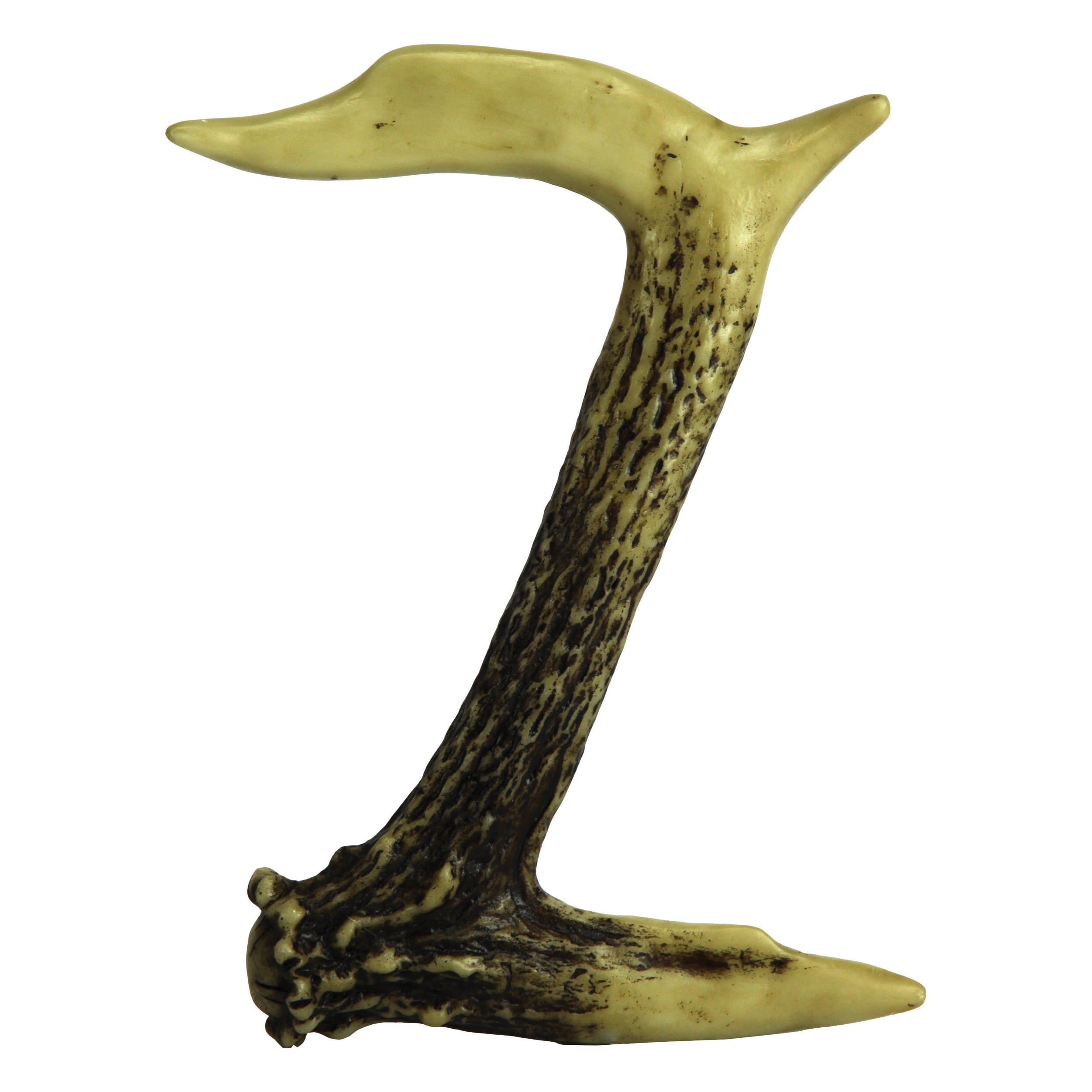 Rivers Edge Products Faux Deer Antler Letters Wall Decor, 8-Inch Resin ...