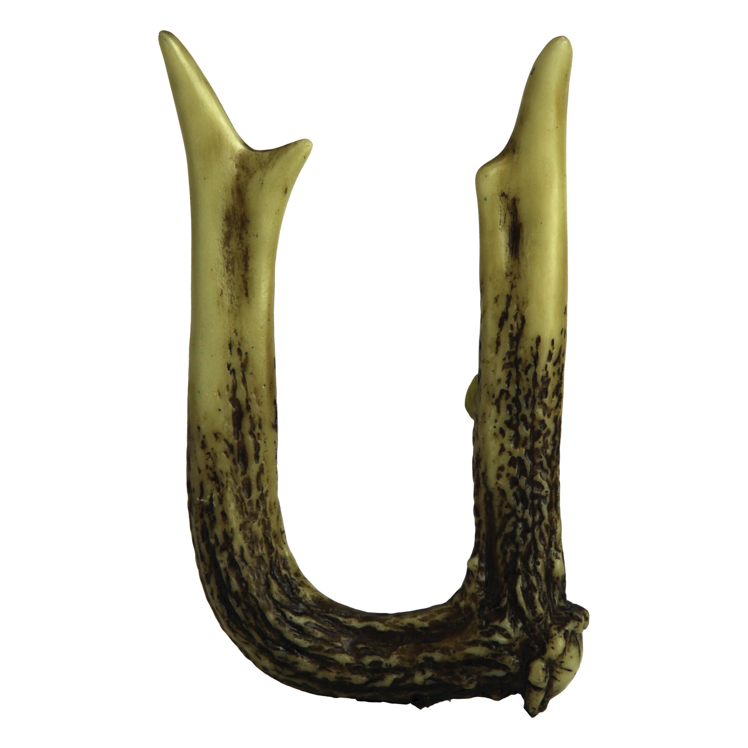 Rivers Edge Products Faux Deer Antler Letters Wall Decor, 8-Inch Resin ...