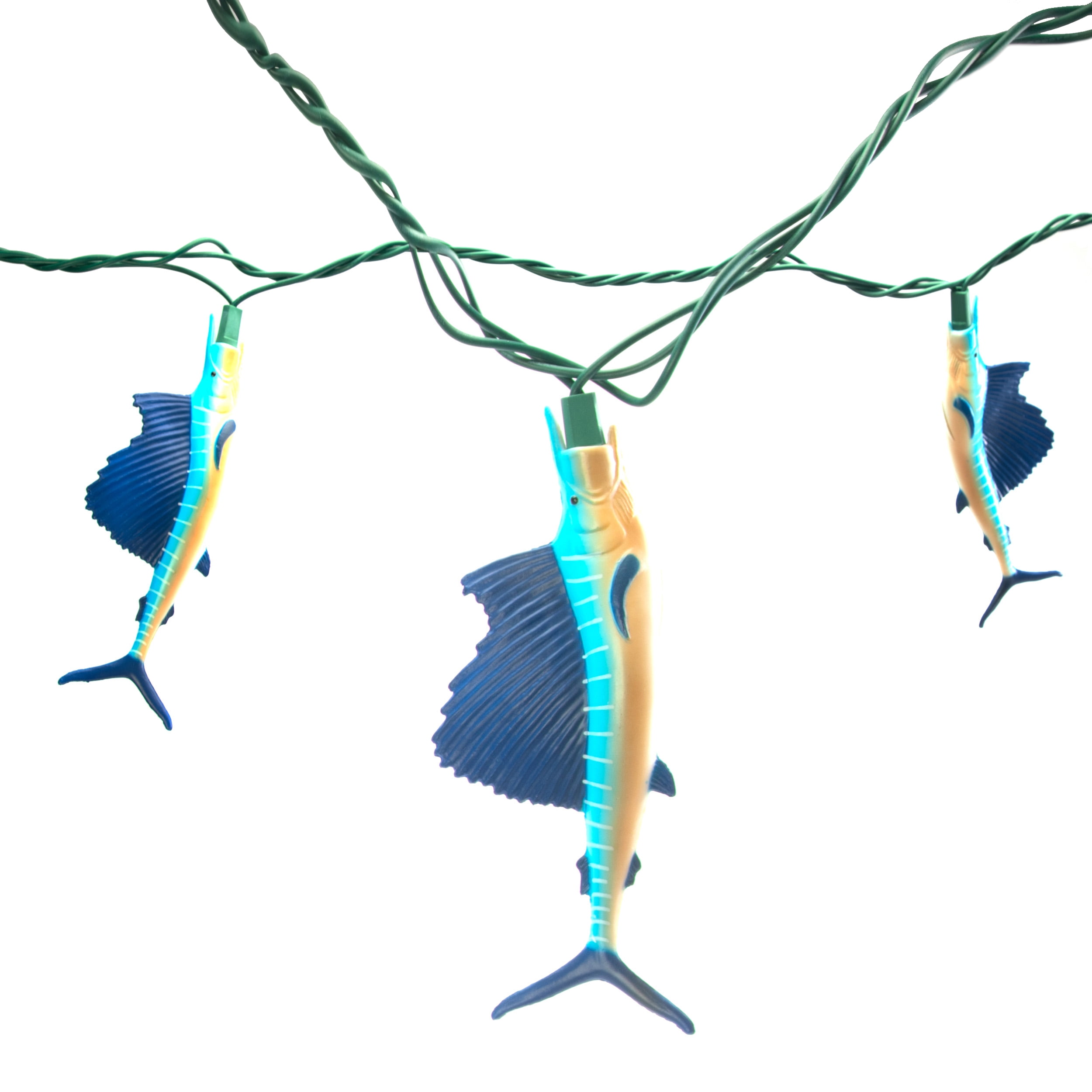 Rivers Edge Products Sailfish LED String Lights, 10-Bulb Decorative ...