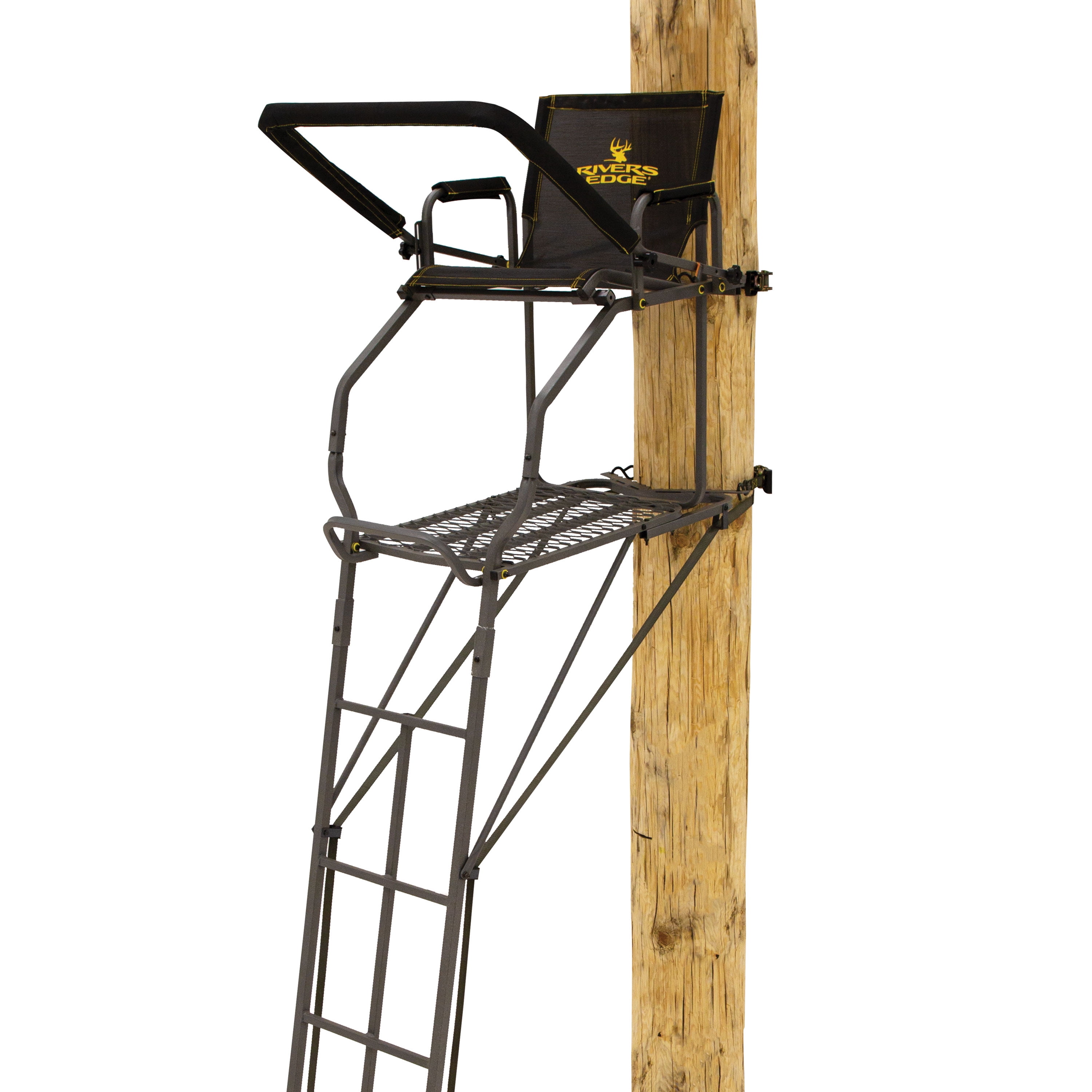Rivers Edge® Uppercut™ LS 1-Man Ladder Stand, 22'3" Height, Lockdown ...