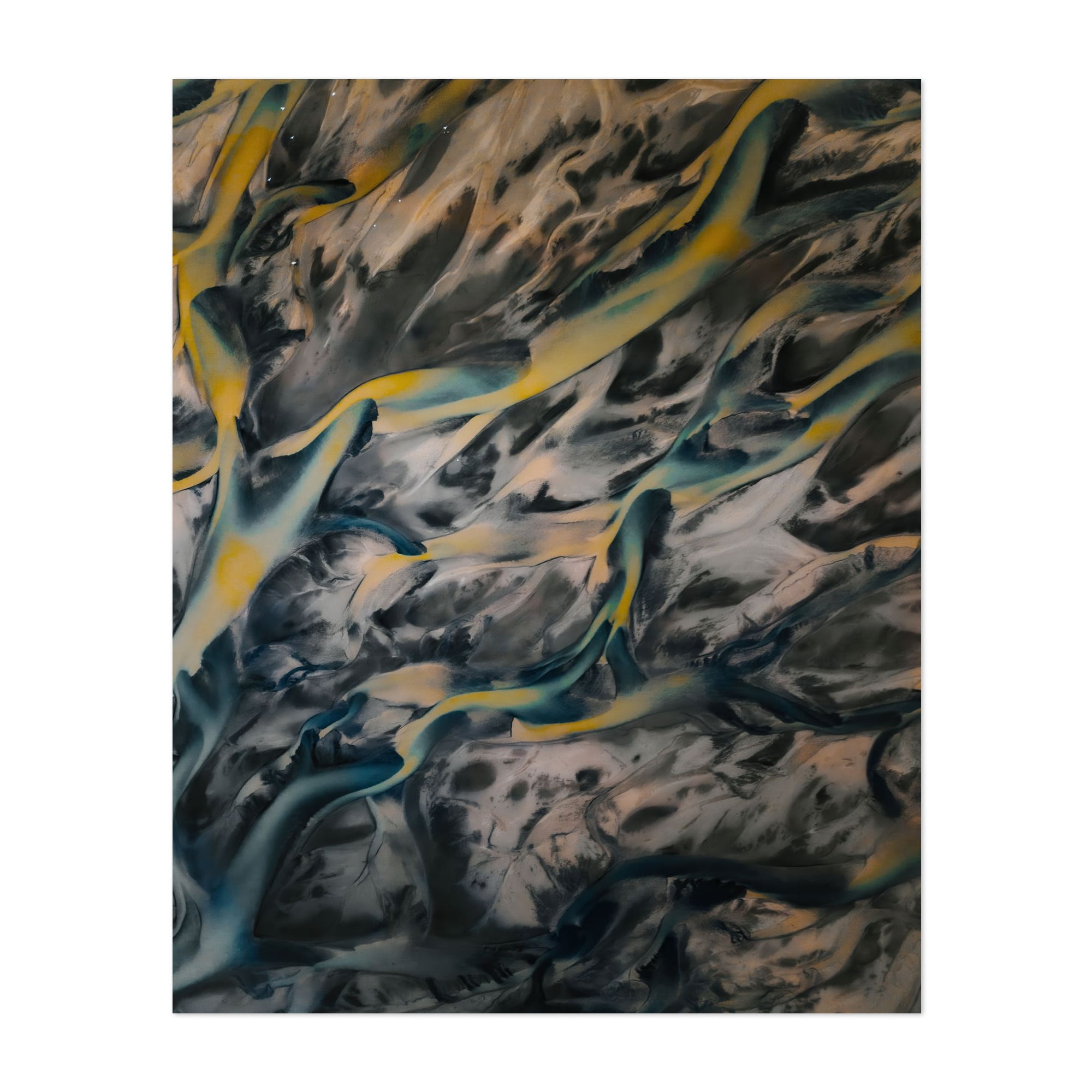 Rivers of Icelandic Dreams - Iceland Photography Abstract Modern Art ...