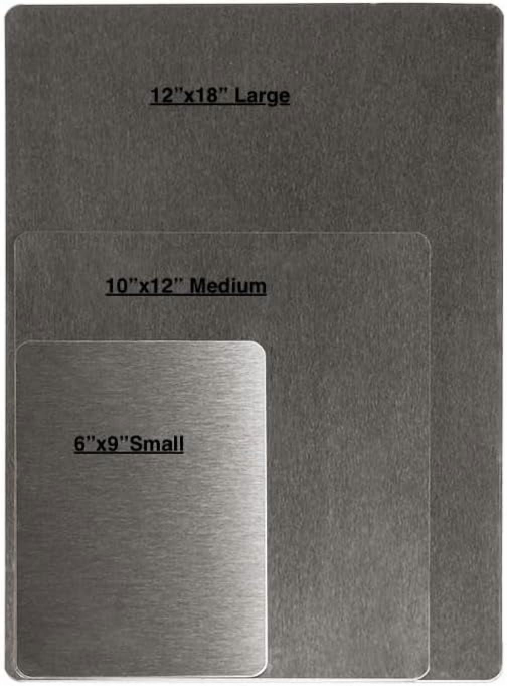 RiversEdge Stainless Steel Cutting Board 12 x 18, Large Size, Made in ...