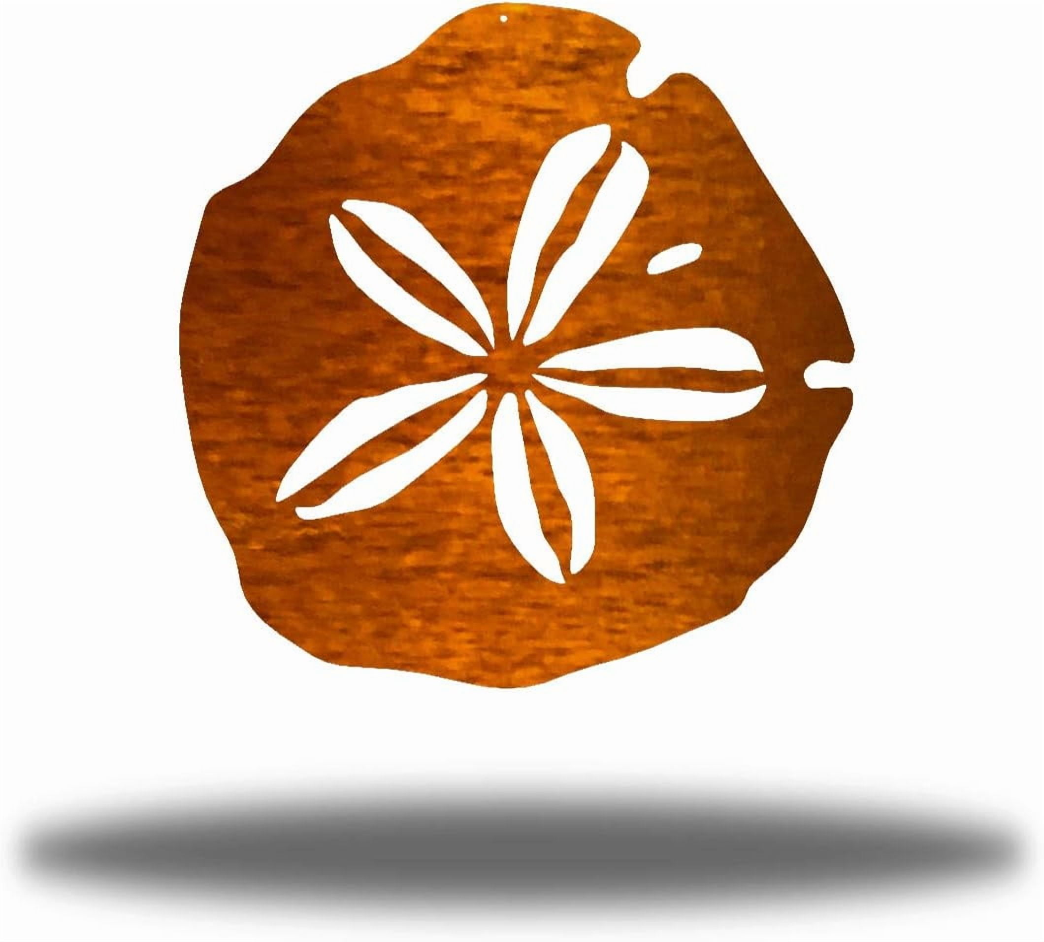 Riverside Designs Coastal Sand Dollar Ocean Beach Metal Art Steel Wall ...