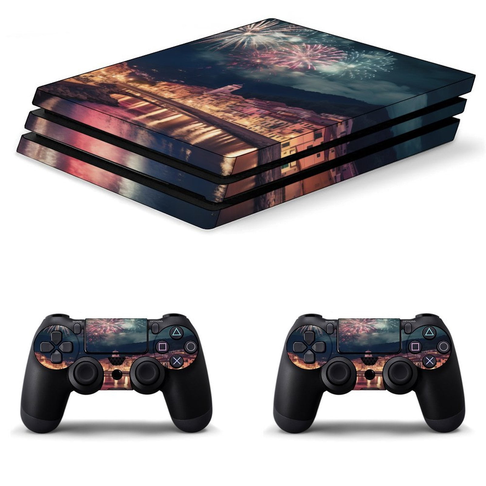 Riverside, Fireworks, Cities, Villages PS4/PS4 Pro/PS4 Slim Skin ...