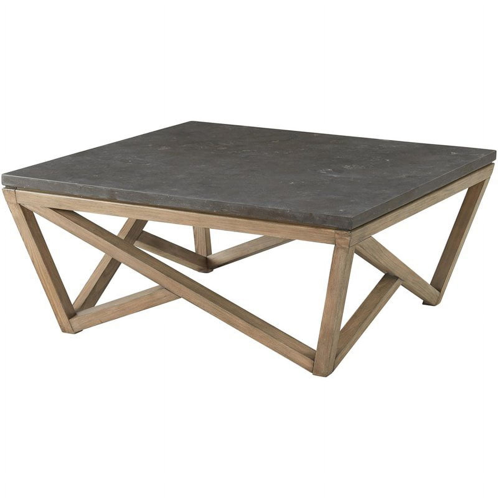 Riverside Furniture Hawkins Wood and Bluestone Coffee Table in Antique ...