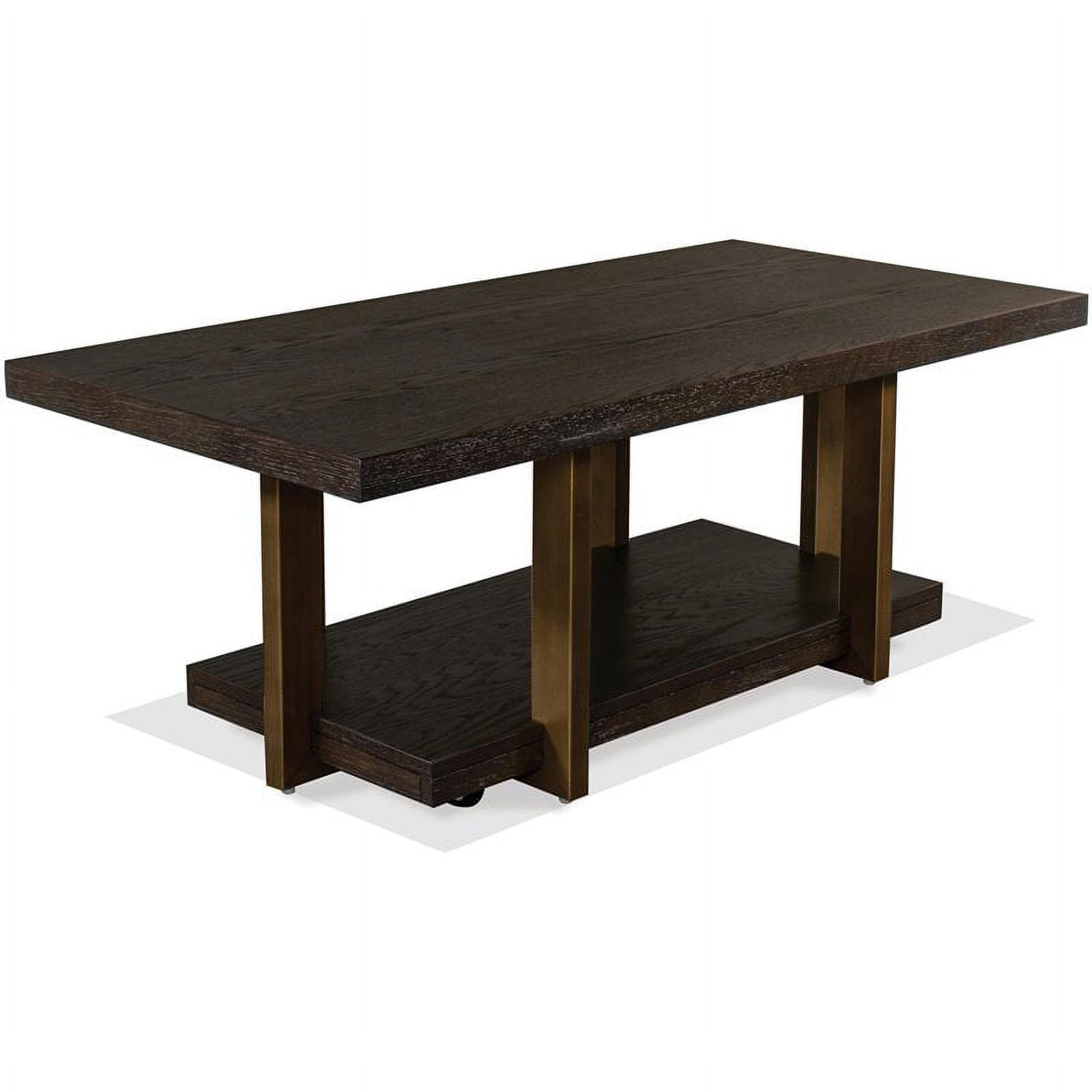 Riverside Furniture Magnus Modern Contemporary Wood Coffee Table in ...