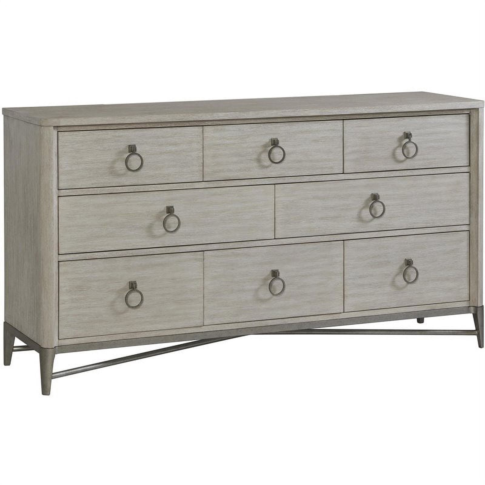 Riverside Furniture Maisie Wood 8-Drawer Refined Glam Dresser in ...