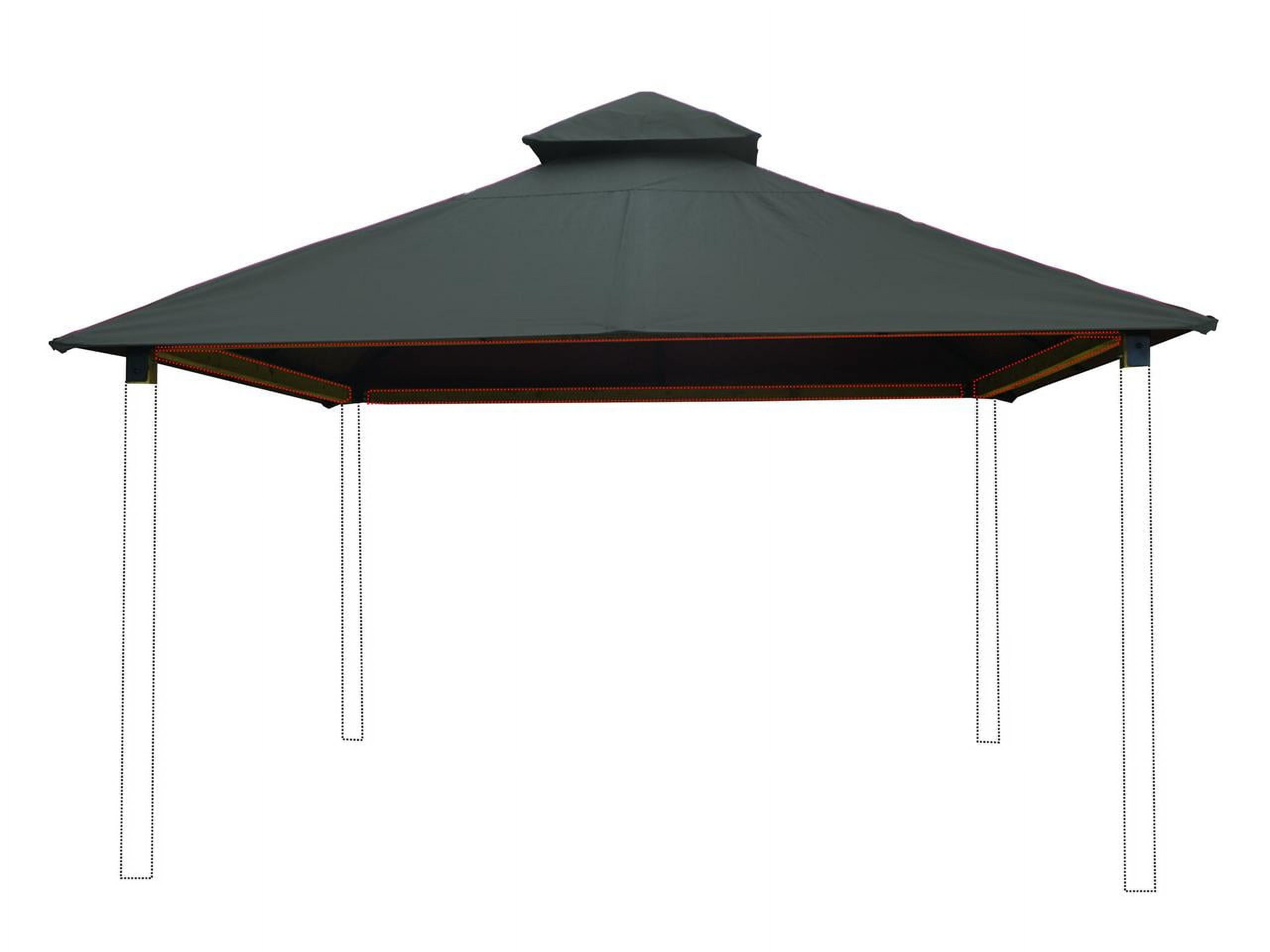 Riverstone Industries 14 ft. sq. ACACIA Gazebo Roof Framing and ...